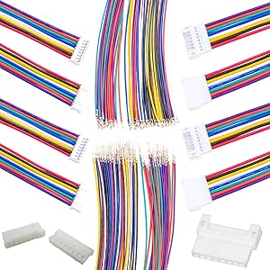 Amazon.com: Yoeruyo PH2.0mm Extension Wire Male & Female Connector and 22AWG Pre-Crimped Cables ...