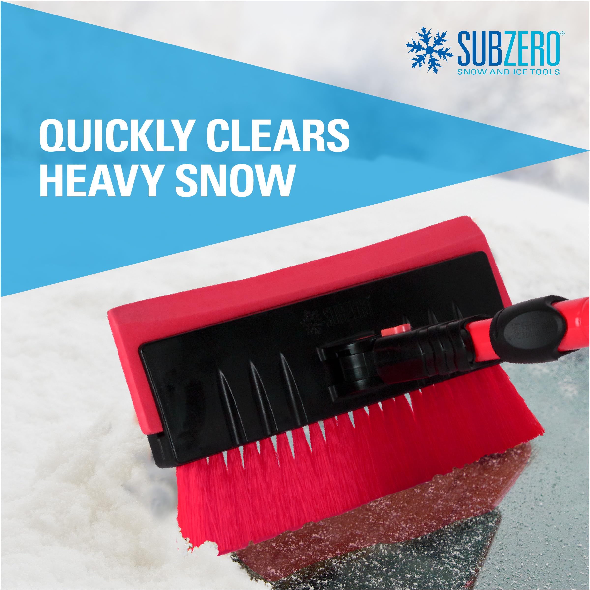 Snapklik.com : SubZero 3512PBT 35" Pivoting Head Extendable Snowbroom