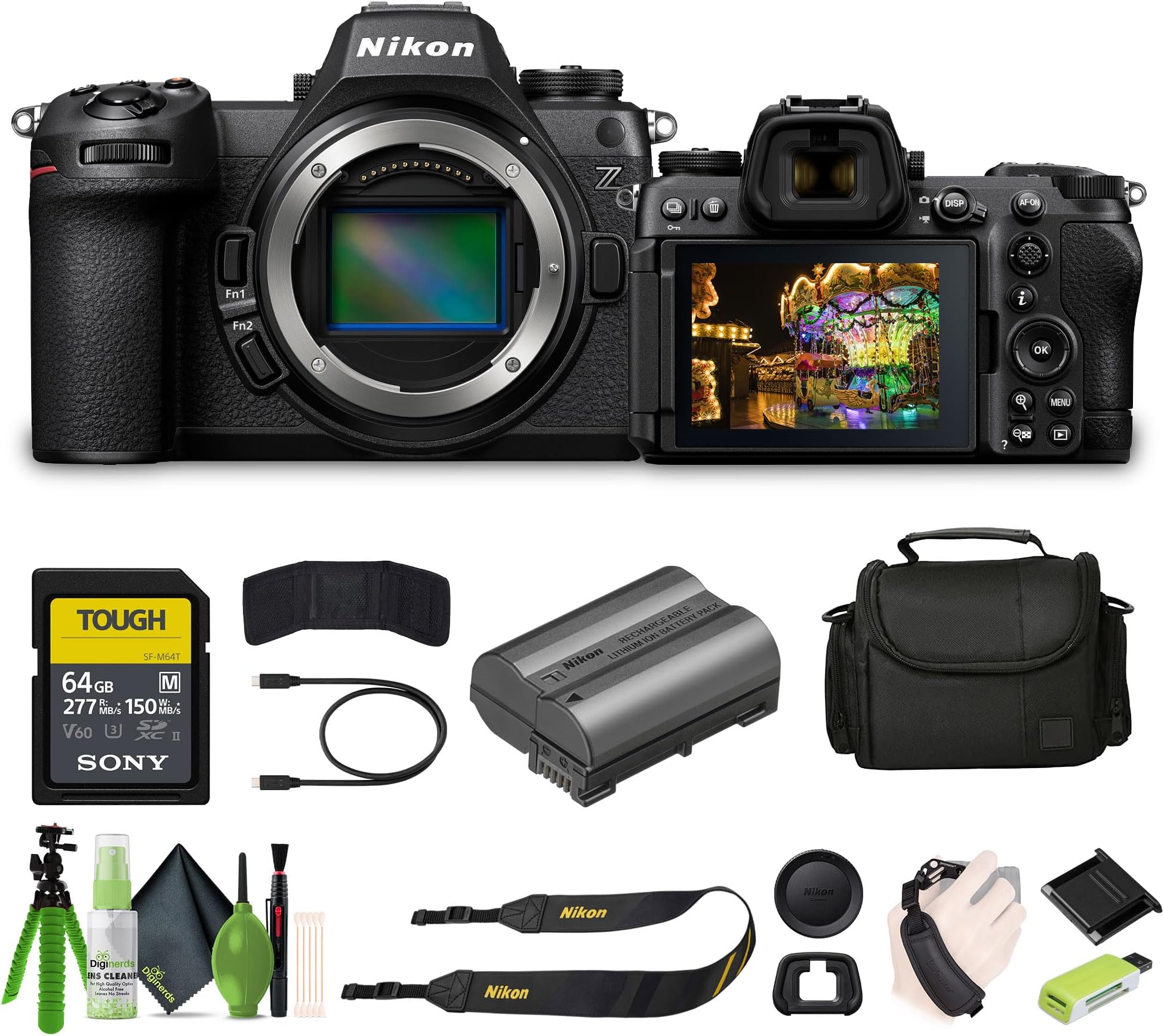 Amazon.com : Nikon Z6 III FX-Format Mirrorless Camera + Soft Case ...