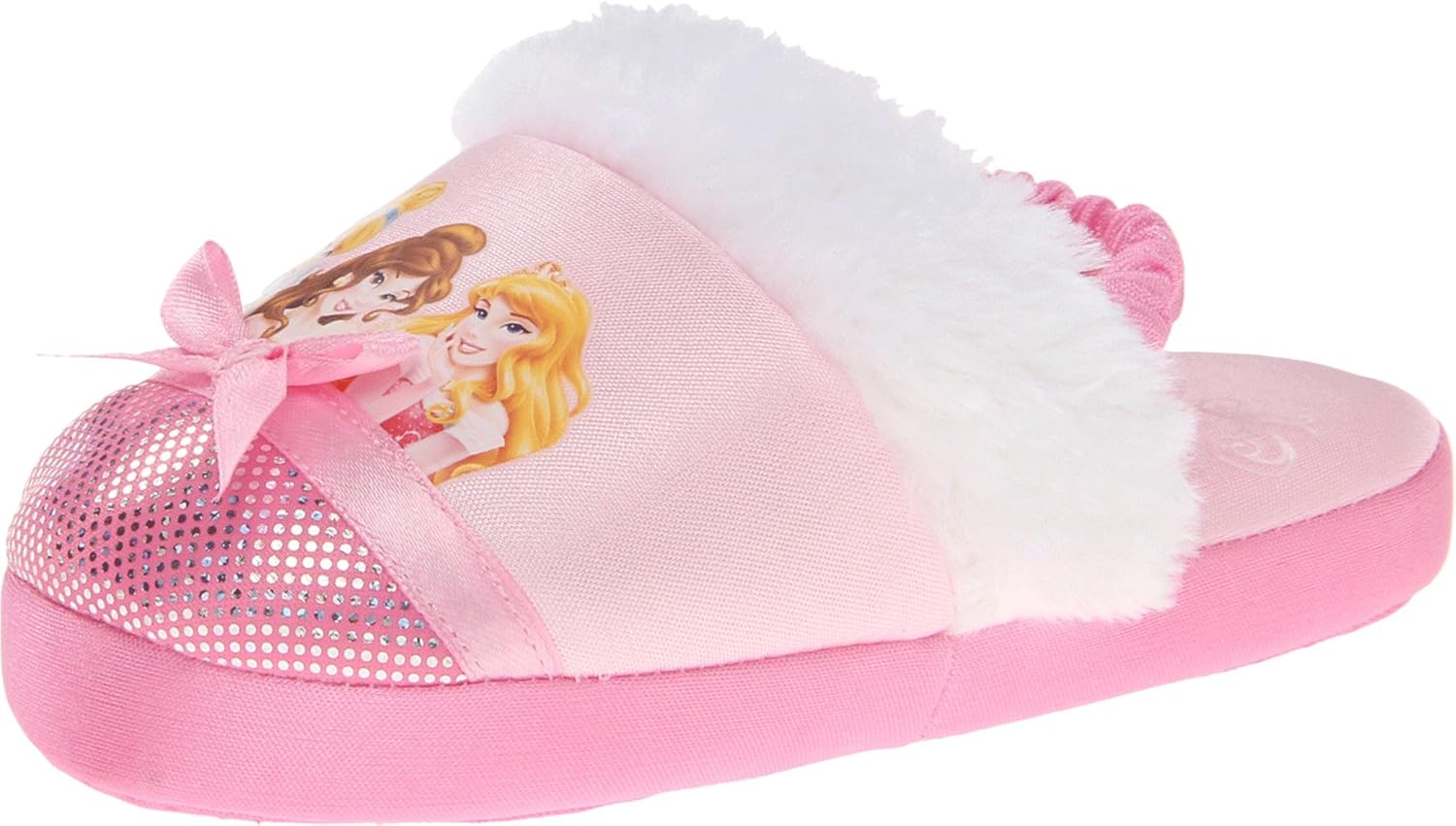 Amazon.com | Disney Princess Backstrap Slipper (Toddler/Little Kid ...
