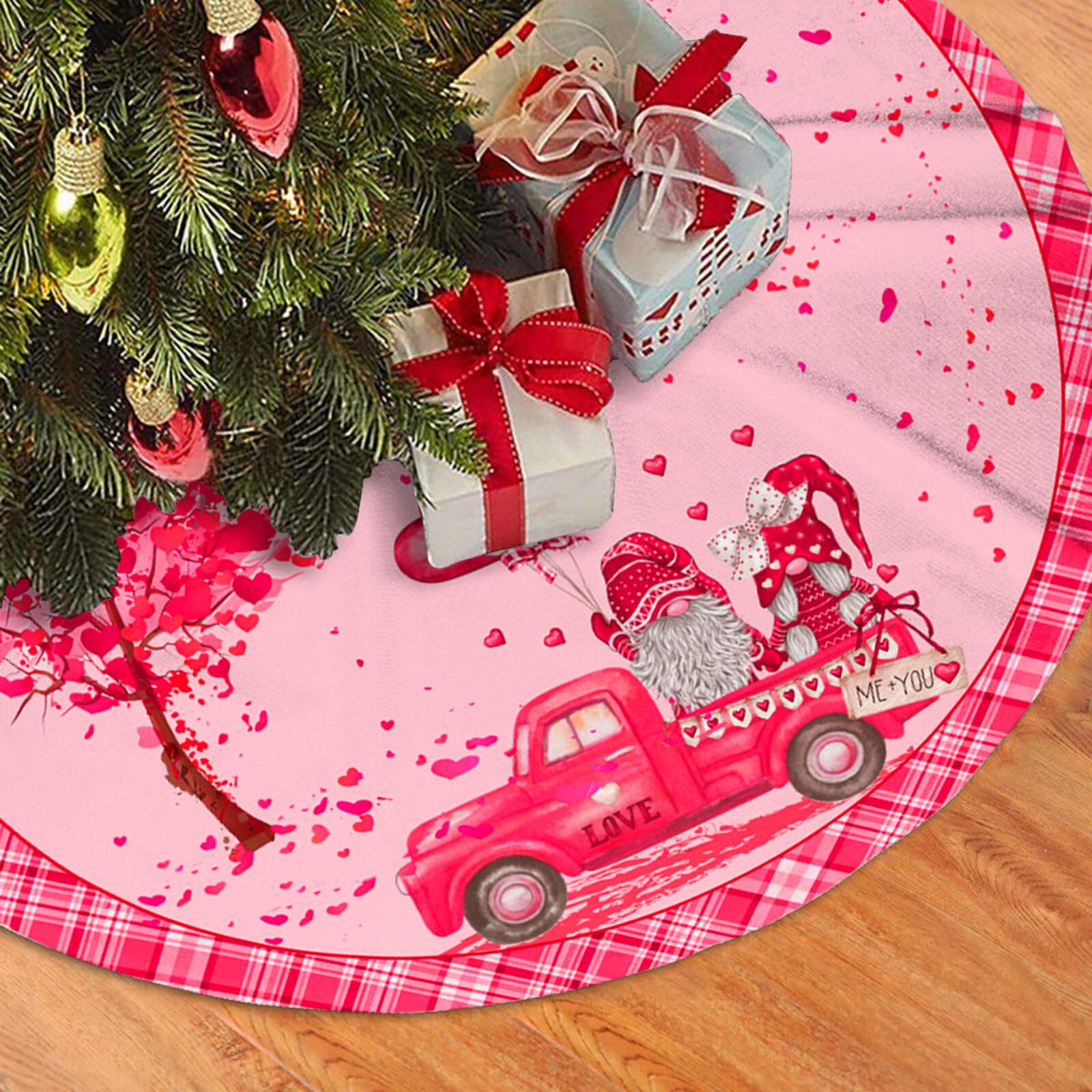 Amazon.com: Festival Decoration Holiday Tree Skirt Decor for Holiday ...