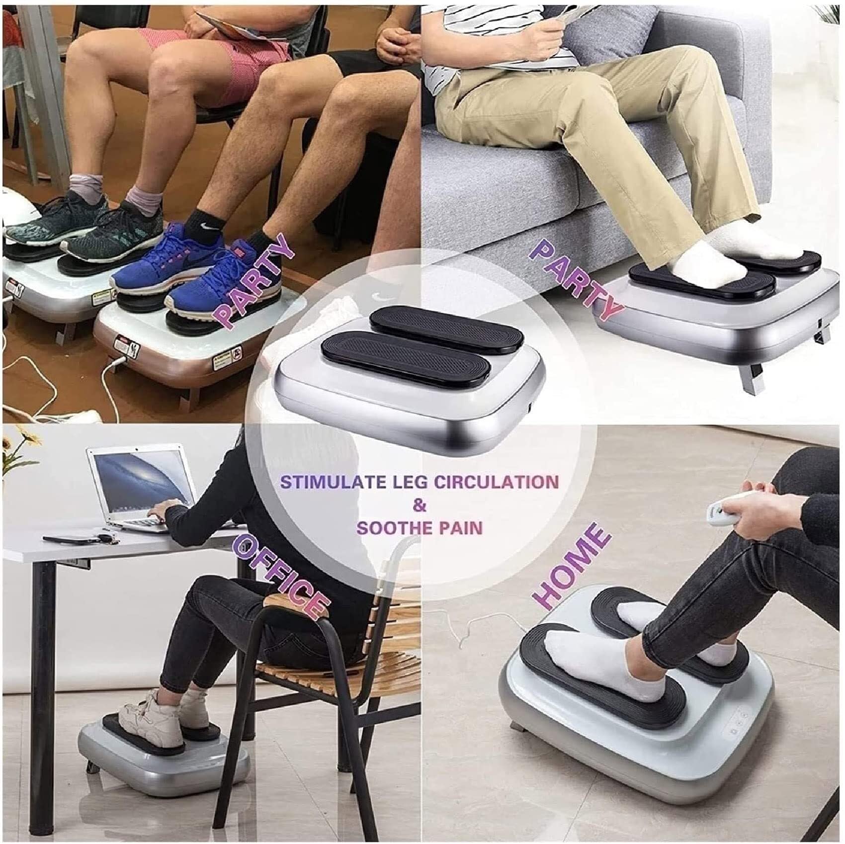 Electric Leg Exerciser, Seated Automatic Physiotherapy Machine with ...
