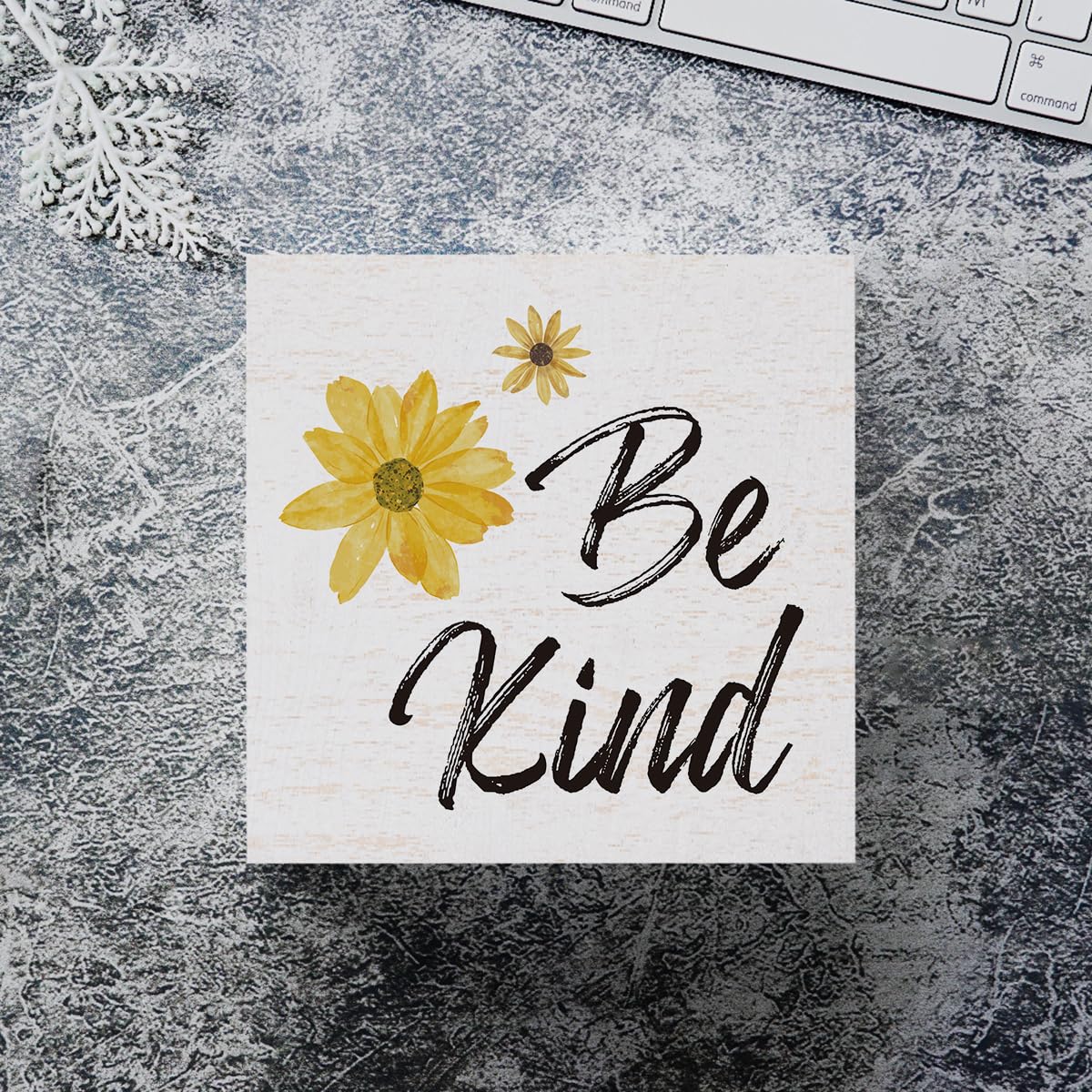 Snapklik.com : Inspirational Be Kind Wooden Box Sign Decorative ...