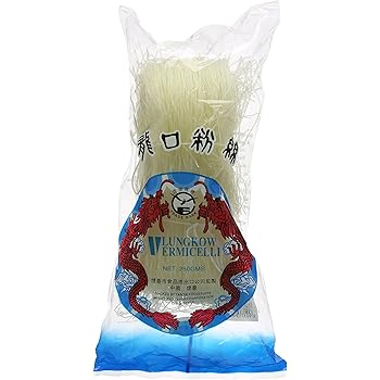 Lungkow Glass Noodles Mung Bean Vermicelli 250 g (Pack of 10): Amazon.co.uk: Grocery