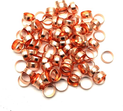 100 X 15mm Copper Compression Olives : Amazon.co.uk: Business, Industry ...