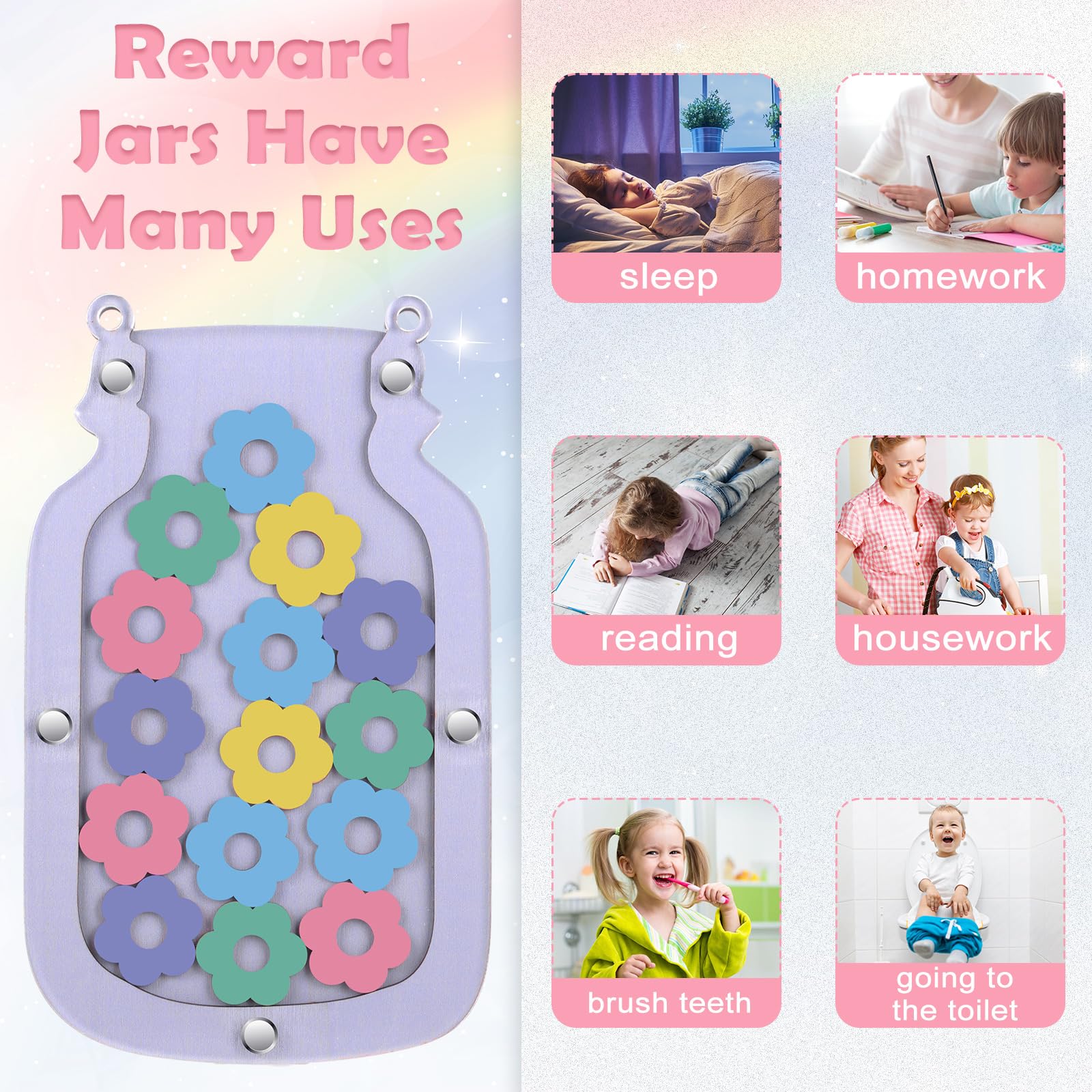 Snapklik.com : Qunclay Reward Jar For Kids Pot Training Reward Jar ...