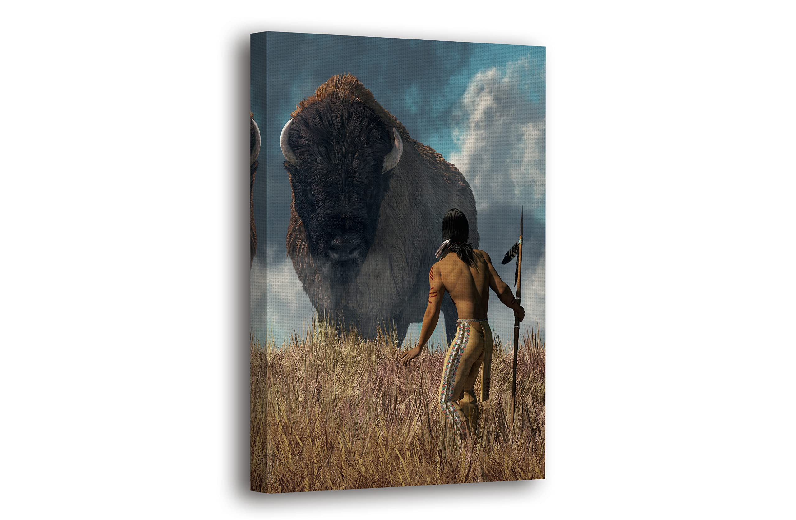 Amazon.com: SpiritualHands Native American Indian Decor for Office Wall ...