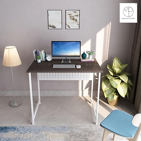 MADE OF EARTH-MOE Office Desk Work Table 3x2.5 feet Engineered Wood ...