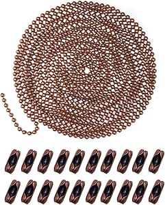 BallchainAge Metal Fan pull chain extension, ceiling fan chain ...