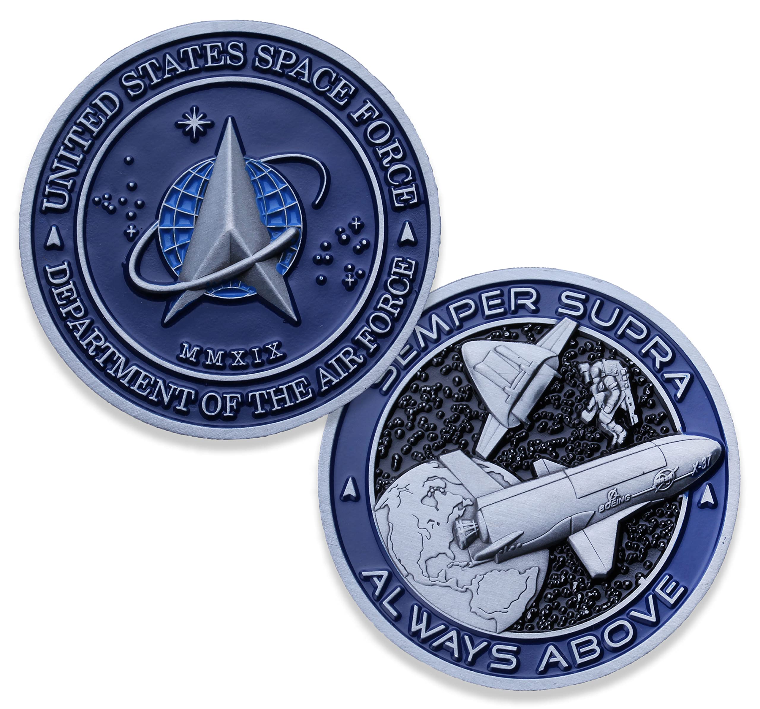 Buy Space Force Challenge Coin - Space Force Collectible Coin - Soft ...