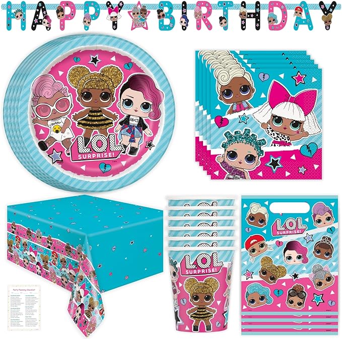 Amazon.com: LOL Birthday Party Decorations - LOL Suprise Birthday Party ...