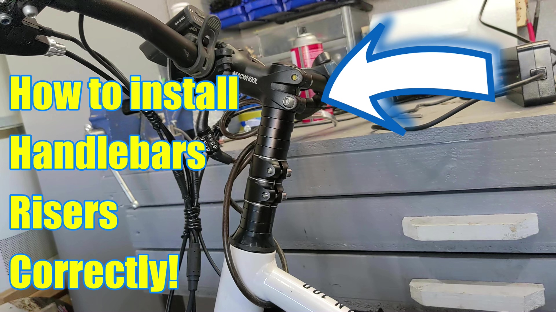 Watch How to install Bicycle Handlebars Risers Correctly on Amazon Live