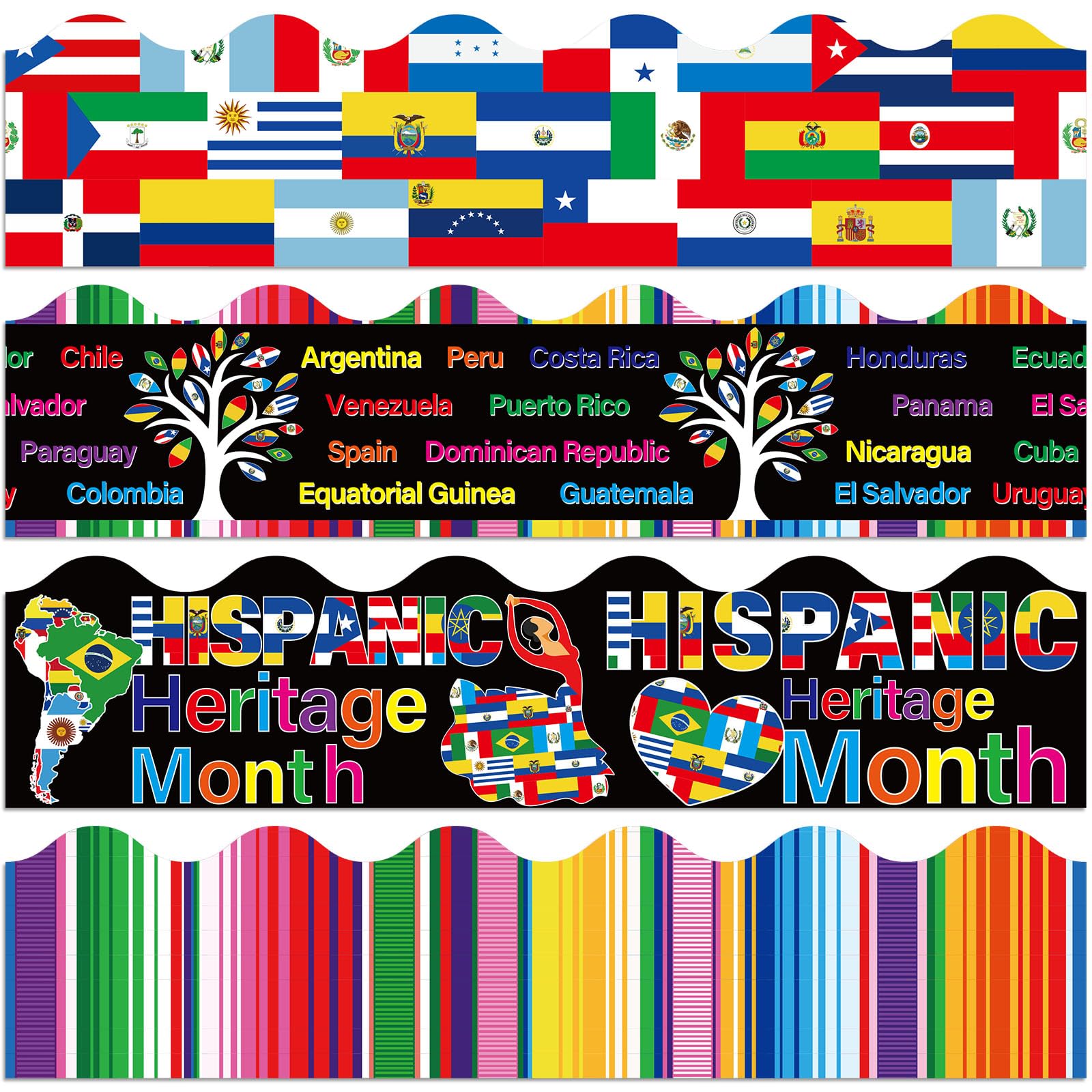 Snapklik.com : Pasimy 80 Pcs Hispanic Heritage Month Decorations Latin ...