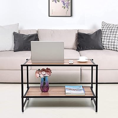 ABOUT SPACE Coffee Table with Storage - Space Saving Tipoy for Living ...