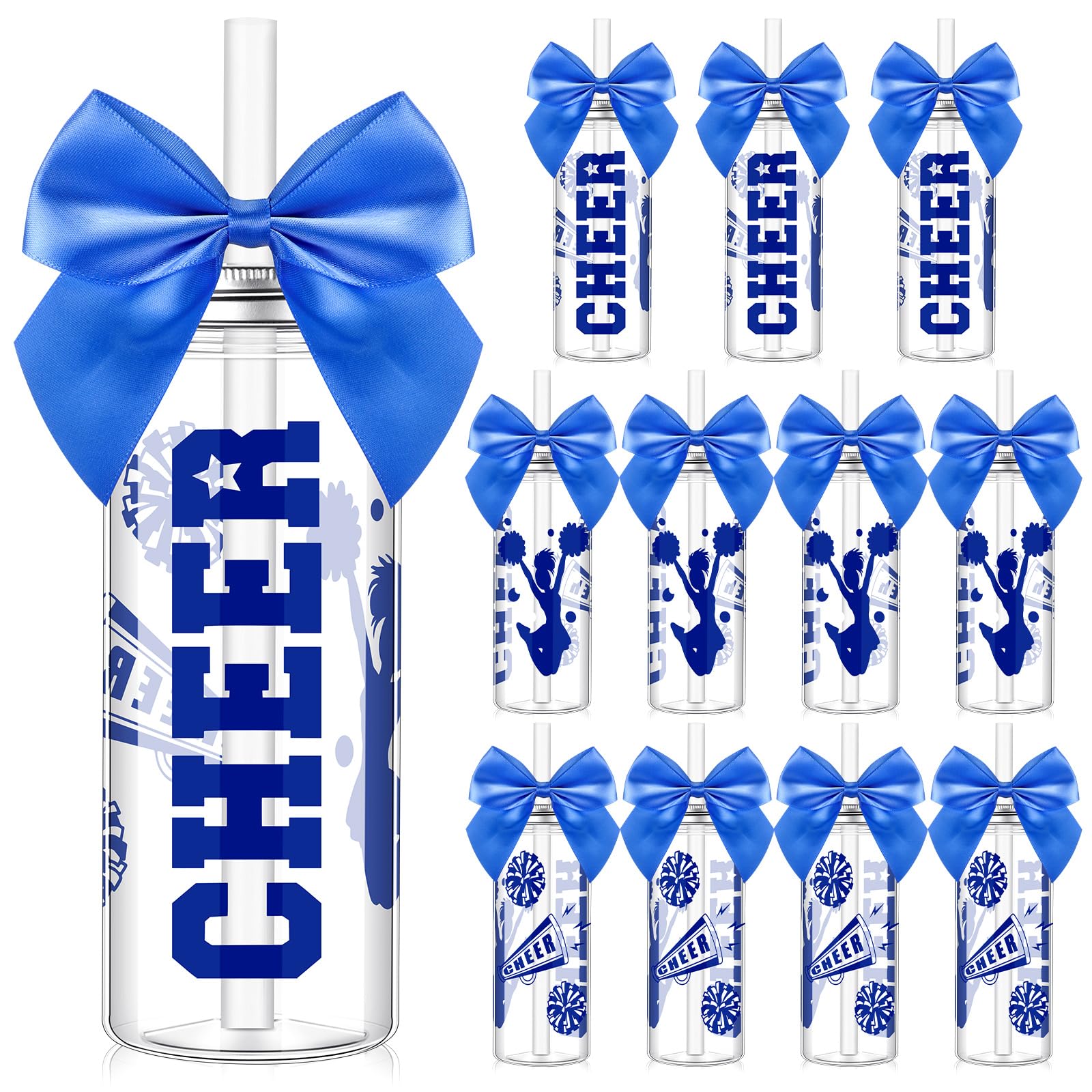 Amazon.com | Teenyyou 12 Pcs Cheerleader Gift Tumbler Cups with Lid and ...