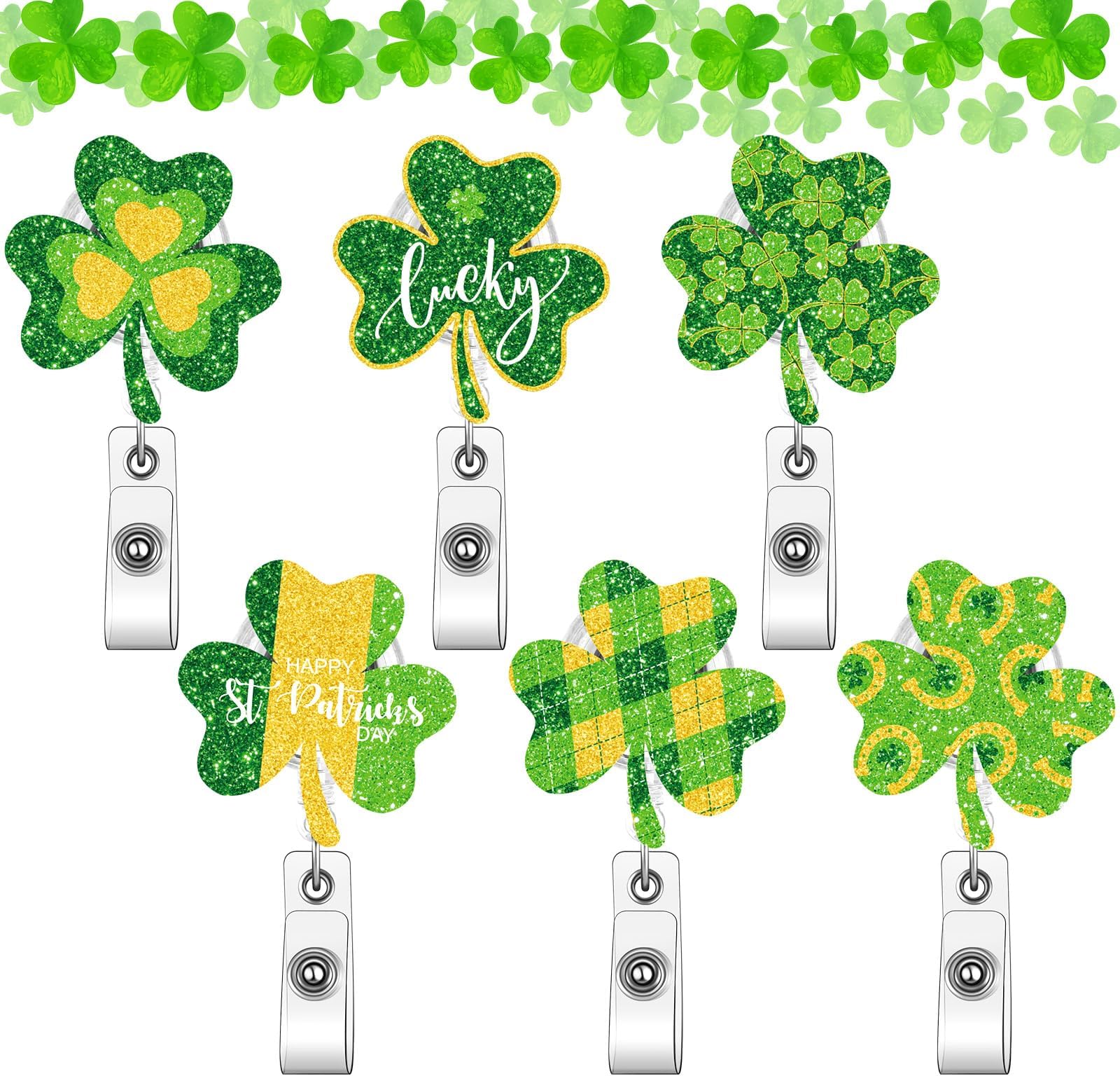 Amazon.com : ANGOLIO Easter Bunny Badge Reels Retractable - 5Pcs Nurse ...