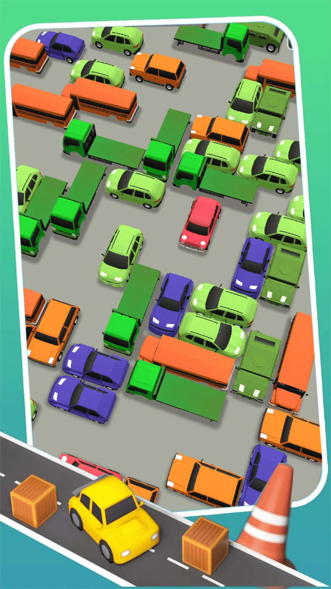 Traffic Maze Master: how to drive your car out off this jam parking ...