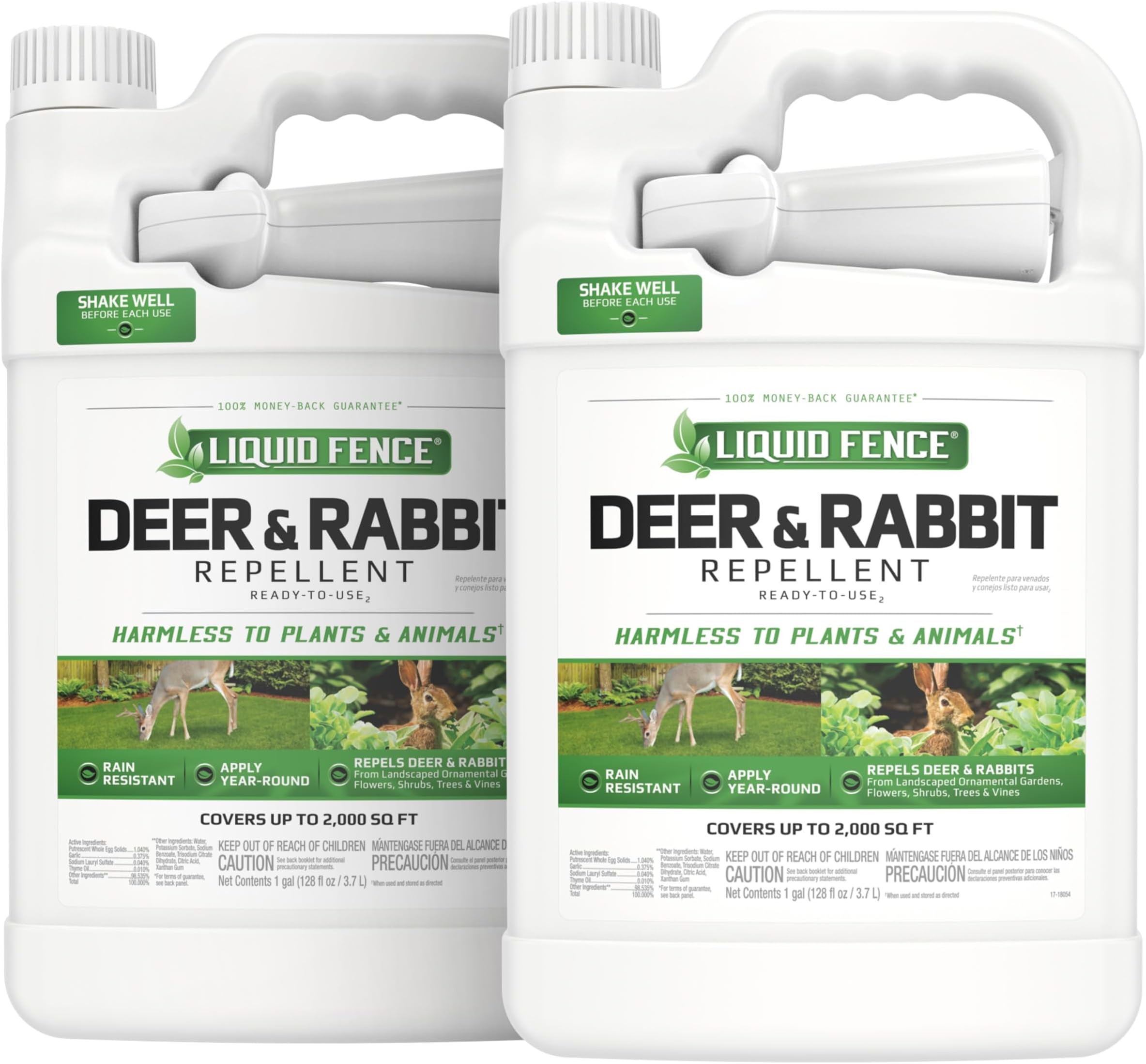 Amazon.com: Liquid Fence Deer & Rabbit Repellent Ready-to-Use, 32-Ounce ...