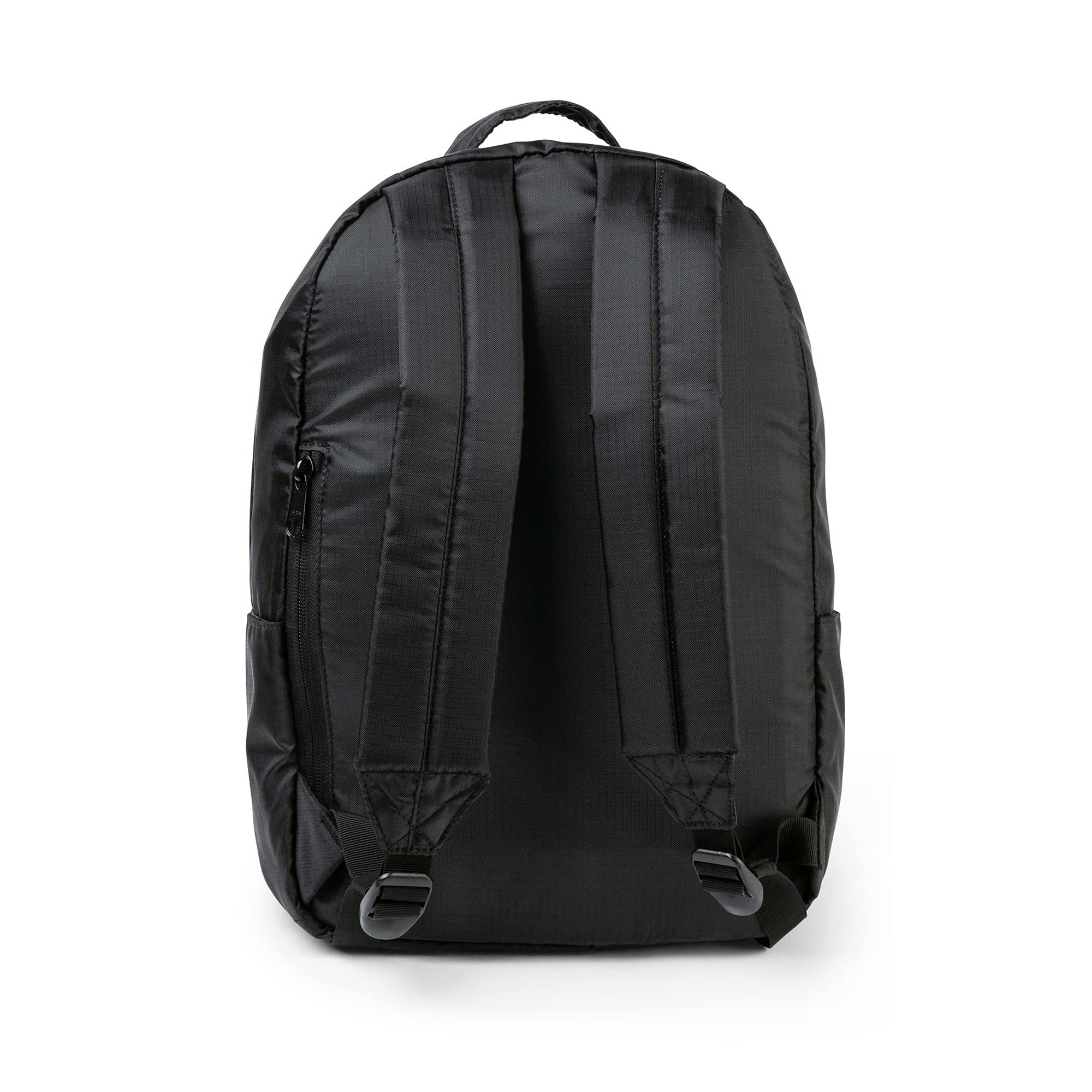 Buy Kickers 20L Ripstop Black School Backpack With Laptop Pocket And ...