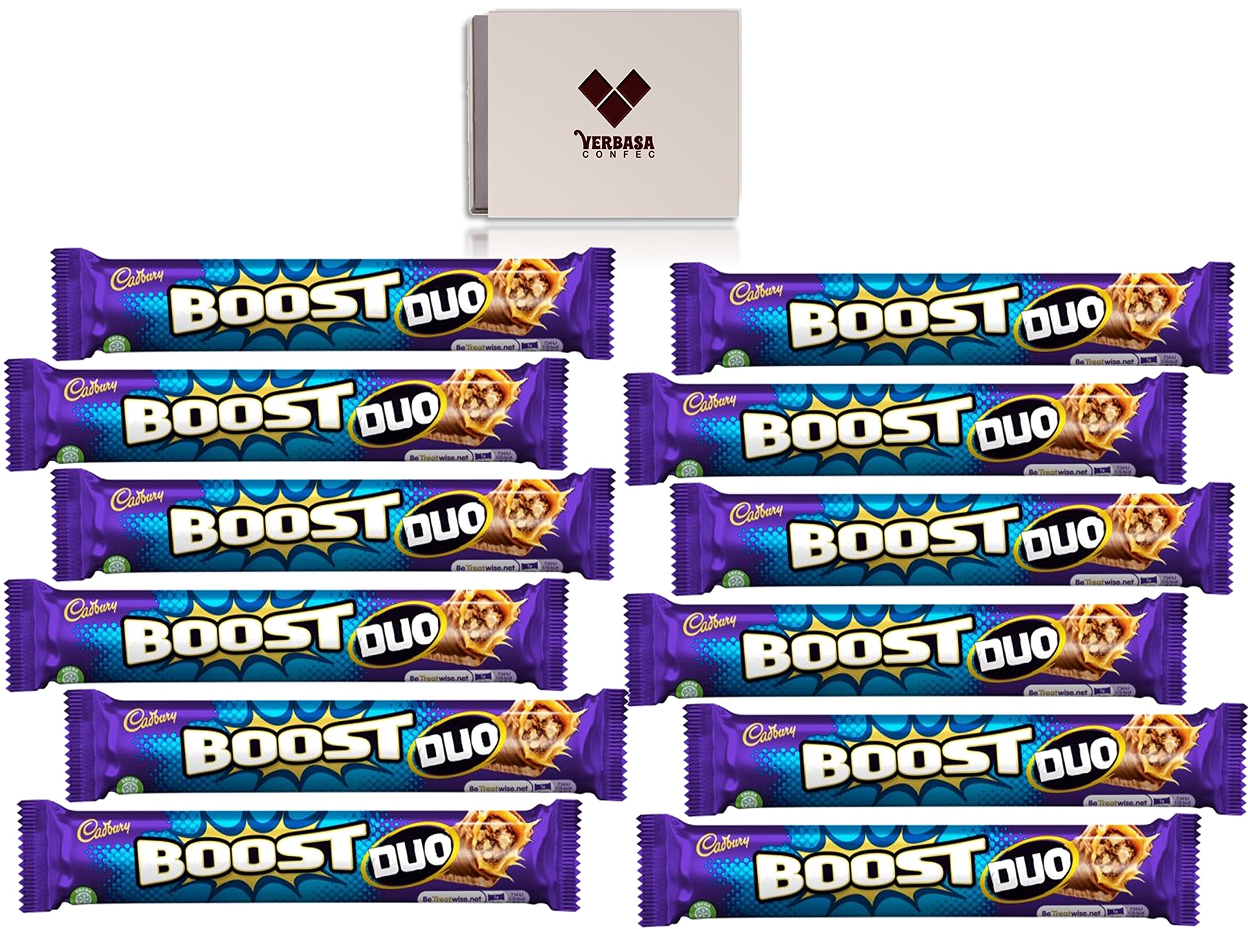 Buy VERBASA Cadbury Boost Duo 68g - 12 FULL SIZE Chocolate bars of British Premium Chocolate ...