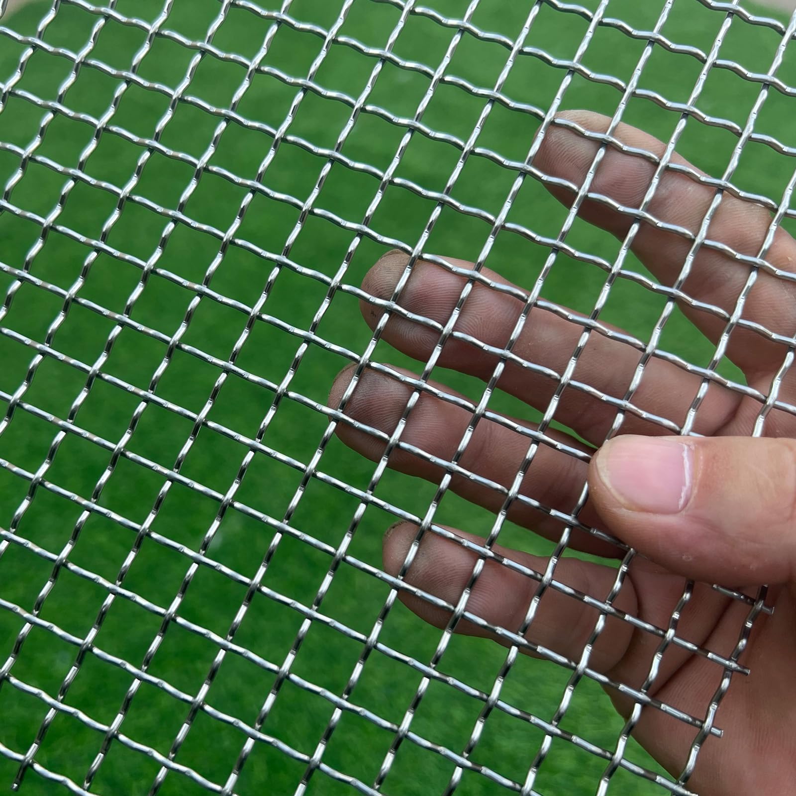 Snapklik.com : FengYoo Stainless Steel Mesh,16"x12",2/5" Holes