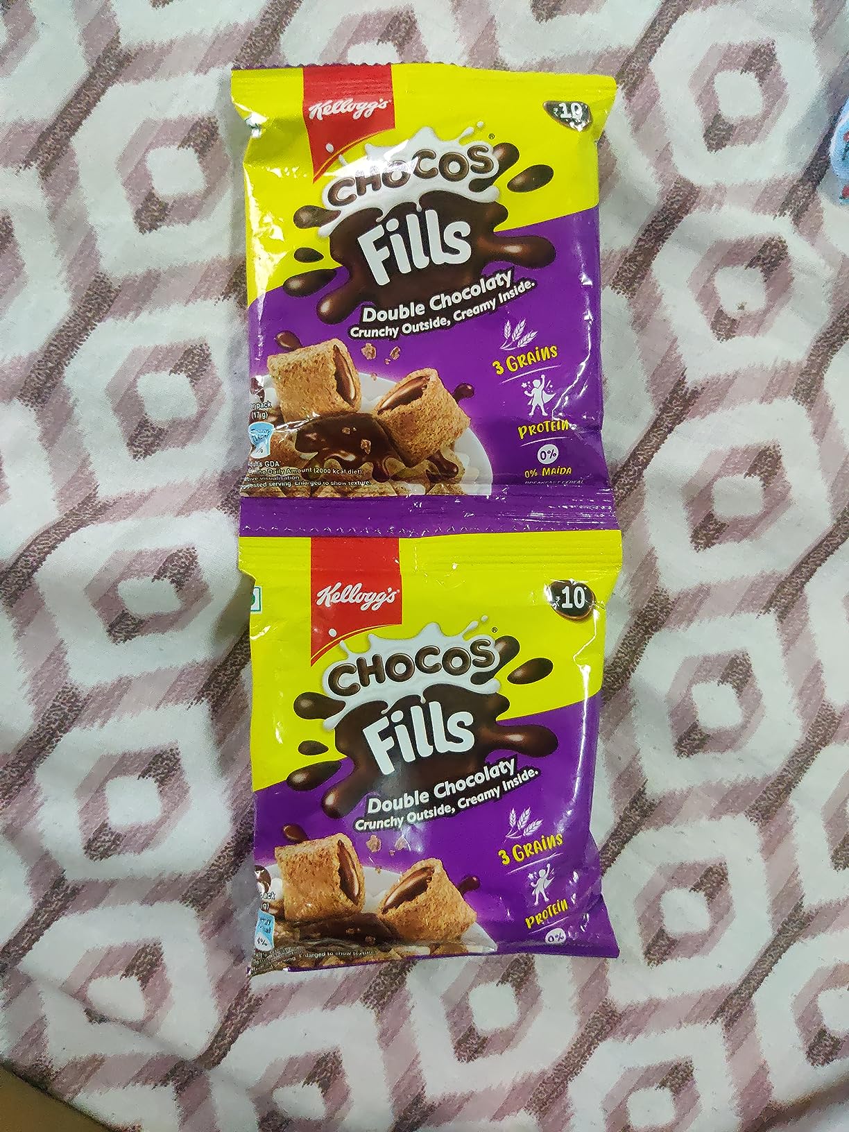 Kellogg's Chocos Fills 17g (Pack of 16) | Double Chocolaty, Anytime ...