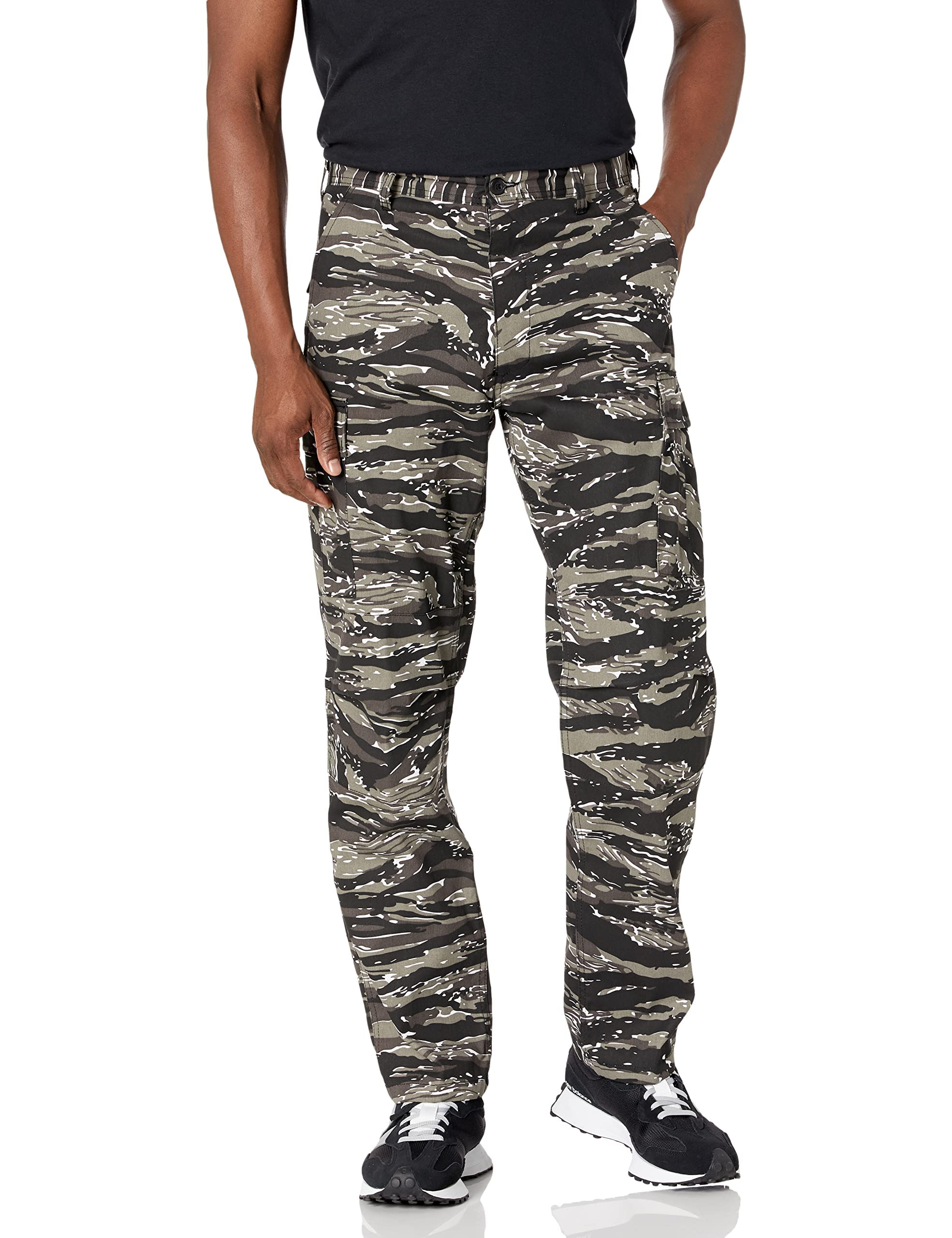 Snapklik.com : BACKBONE Mens Fashion Bright Camouflage Cargo Pants ...