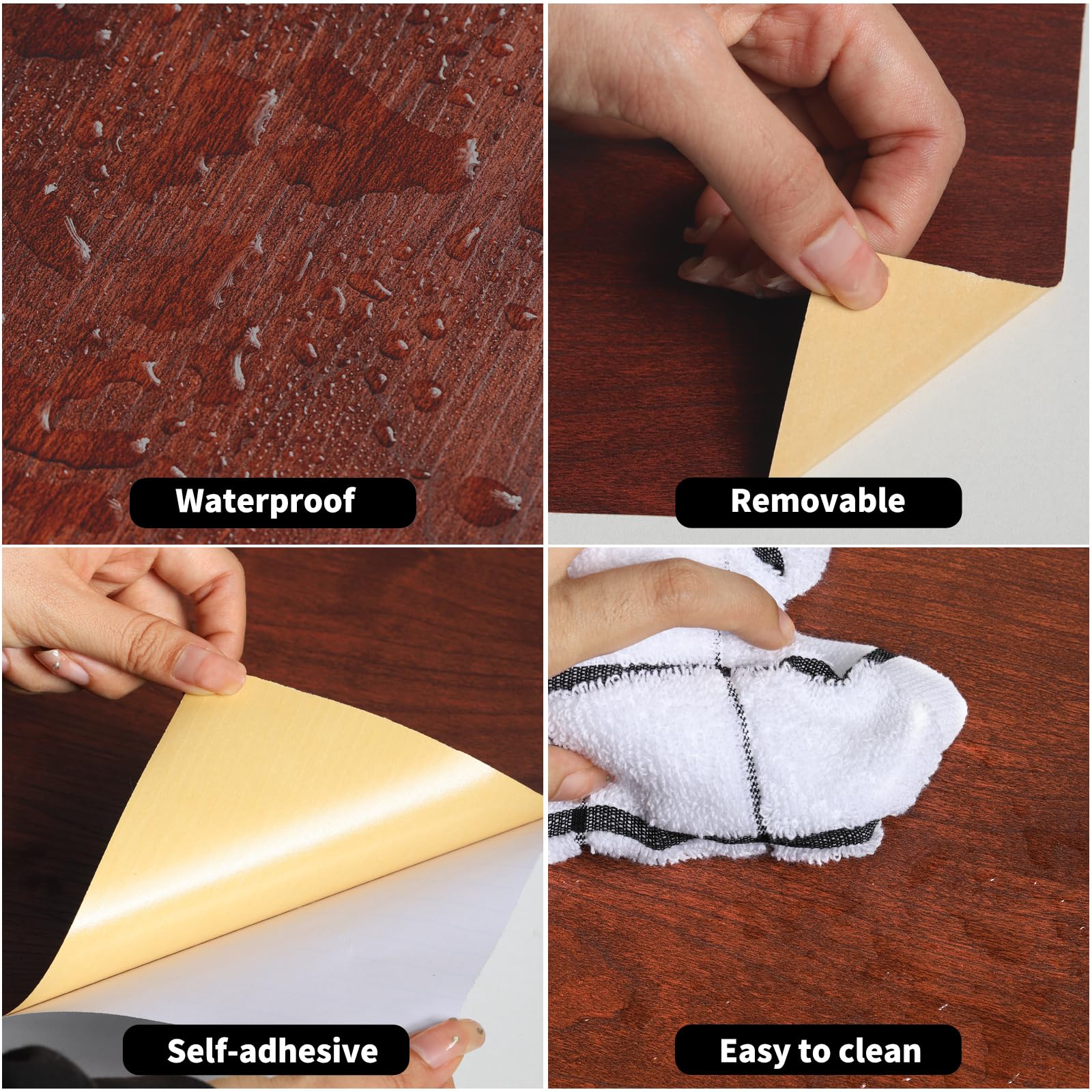 Snapklik.com : Wood Grain Repair Tape, 2.4 Inch X 250ft Self Adhesive ...