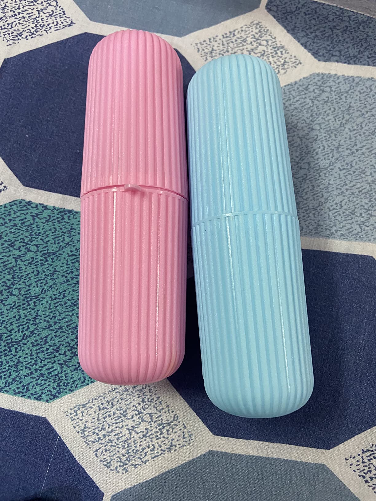 Kitchenwell Capsule Shape Travel Toothbrush Case Holder Portable ...