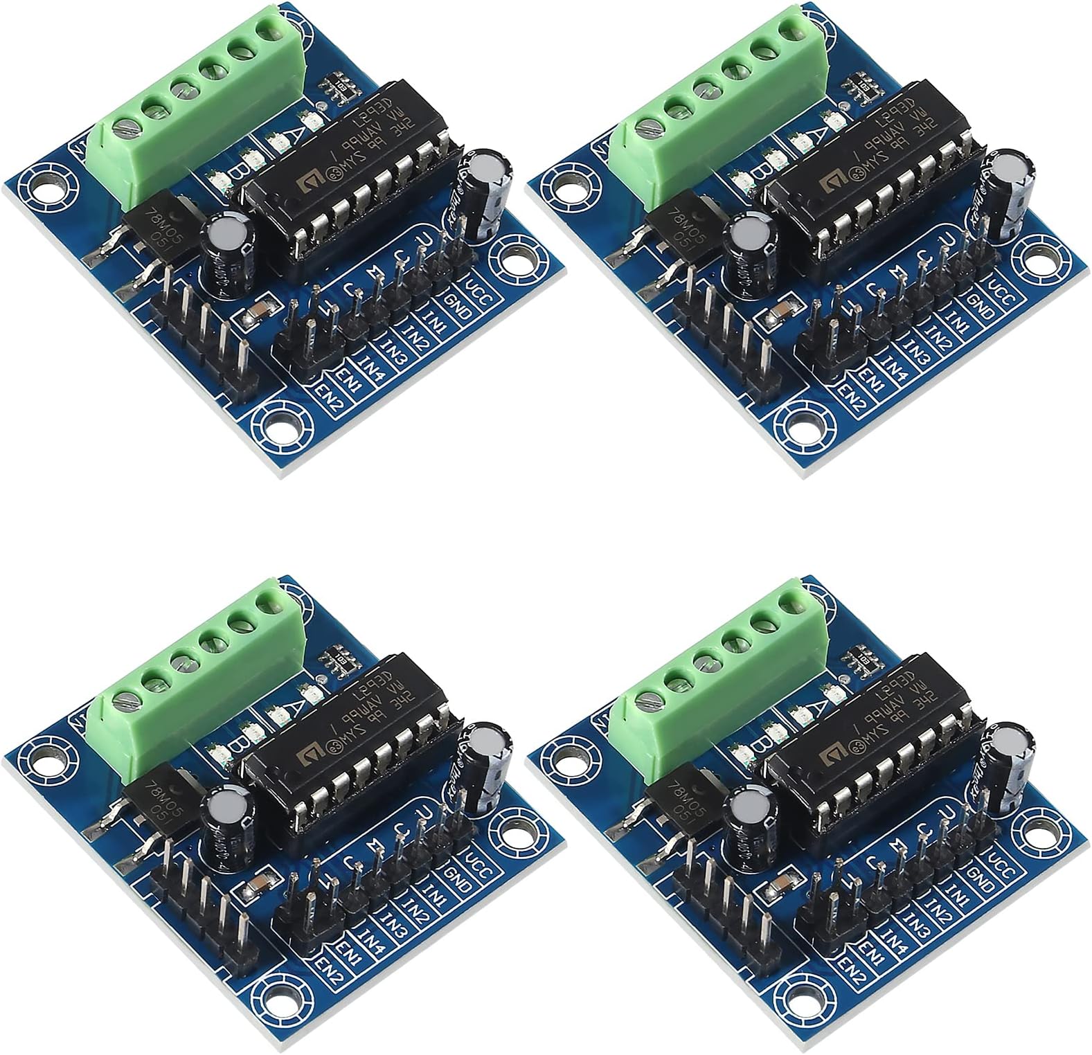 4pcs L293d Mini Stepper Motor Drive Shield Module Dc45 25v Expansion Board Module