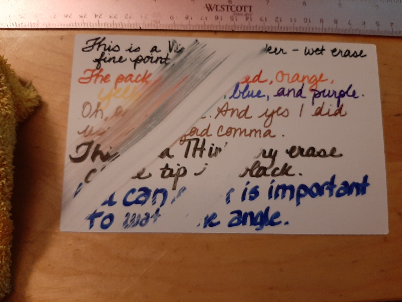 $2/mo - Finance Dry Erase Index Cards, Giant Reusable Flash Cards (5" x ...