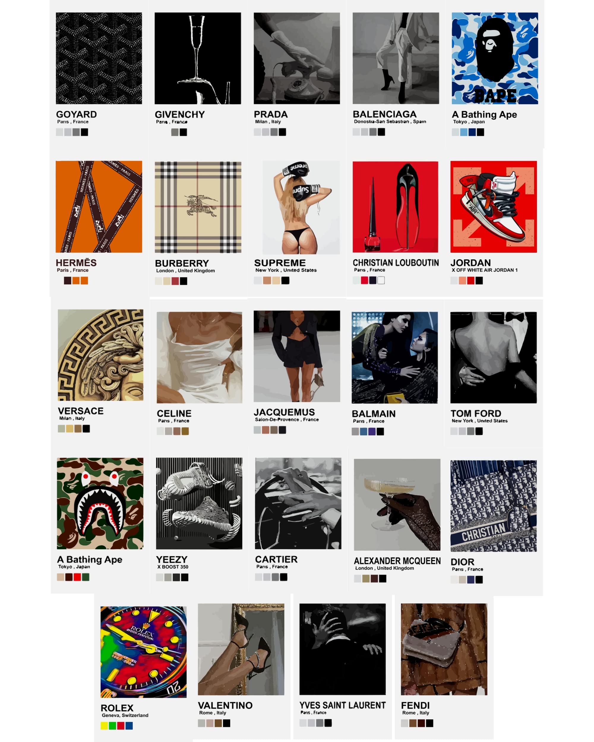 Hypebeast Room Decor, Teen Boy Room Decor, Posters for Boys Room ...