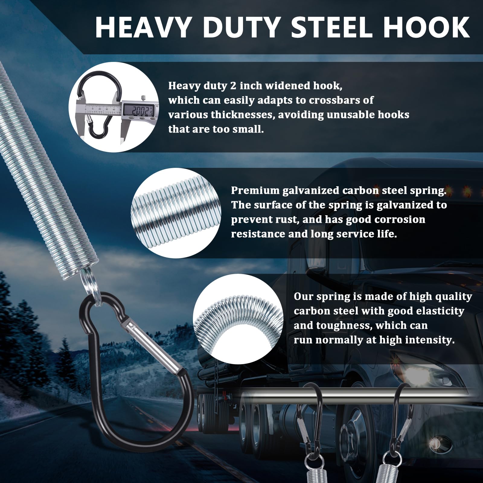 Snapklik.com : Cheemuii 2 PCS 25" Single Tender Spring Kit