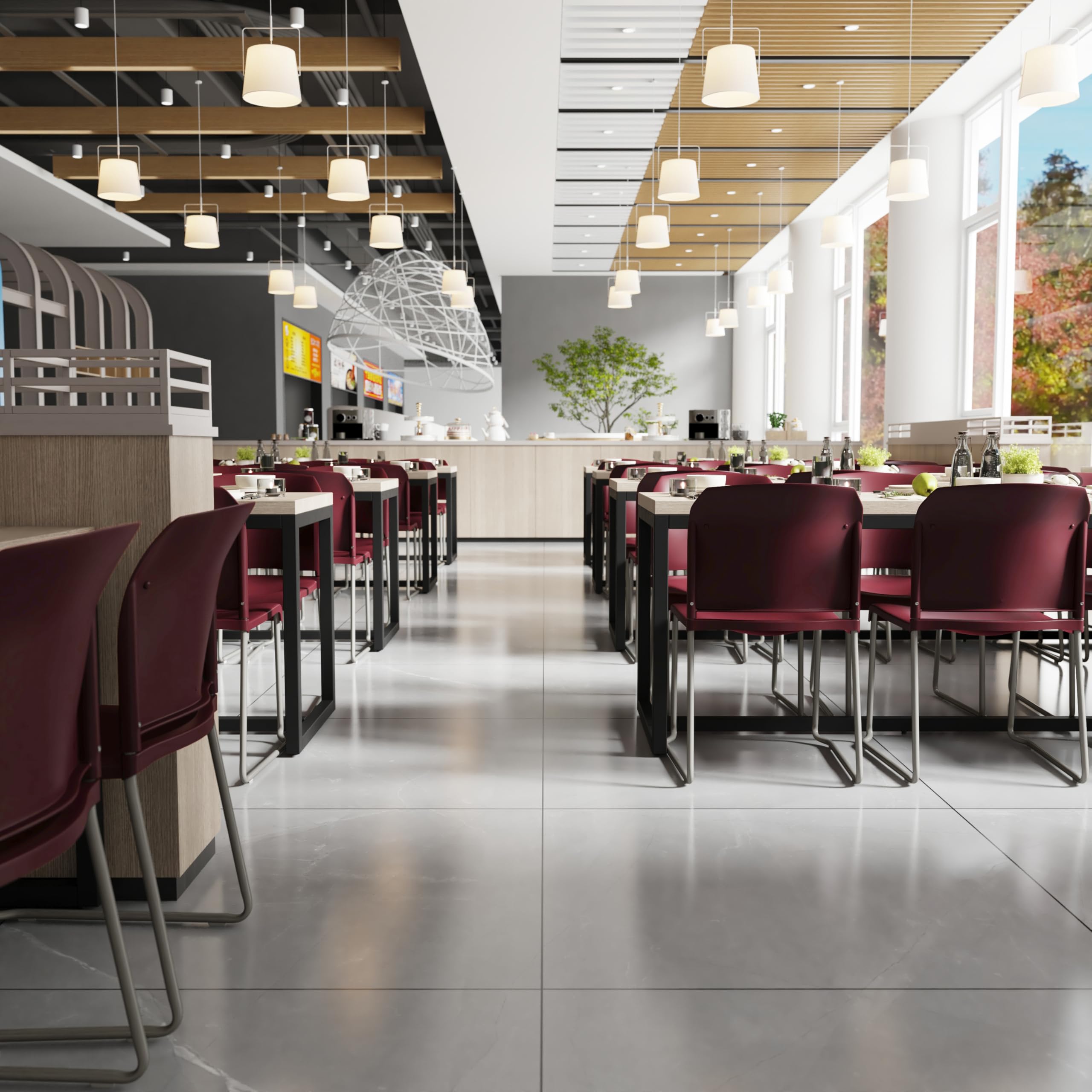 Snapklik.com : Home And Office Guest Chair Burgundy Full Back Contoured ...