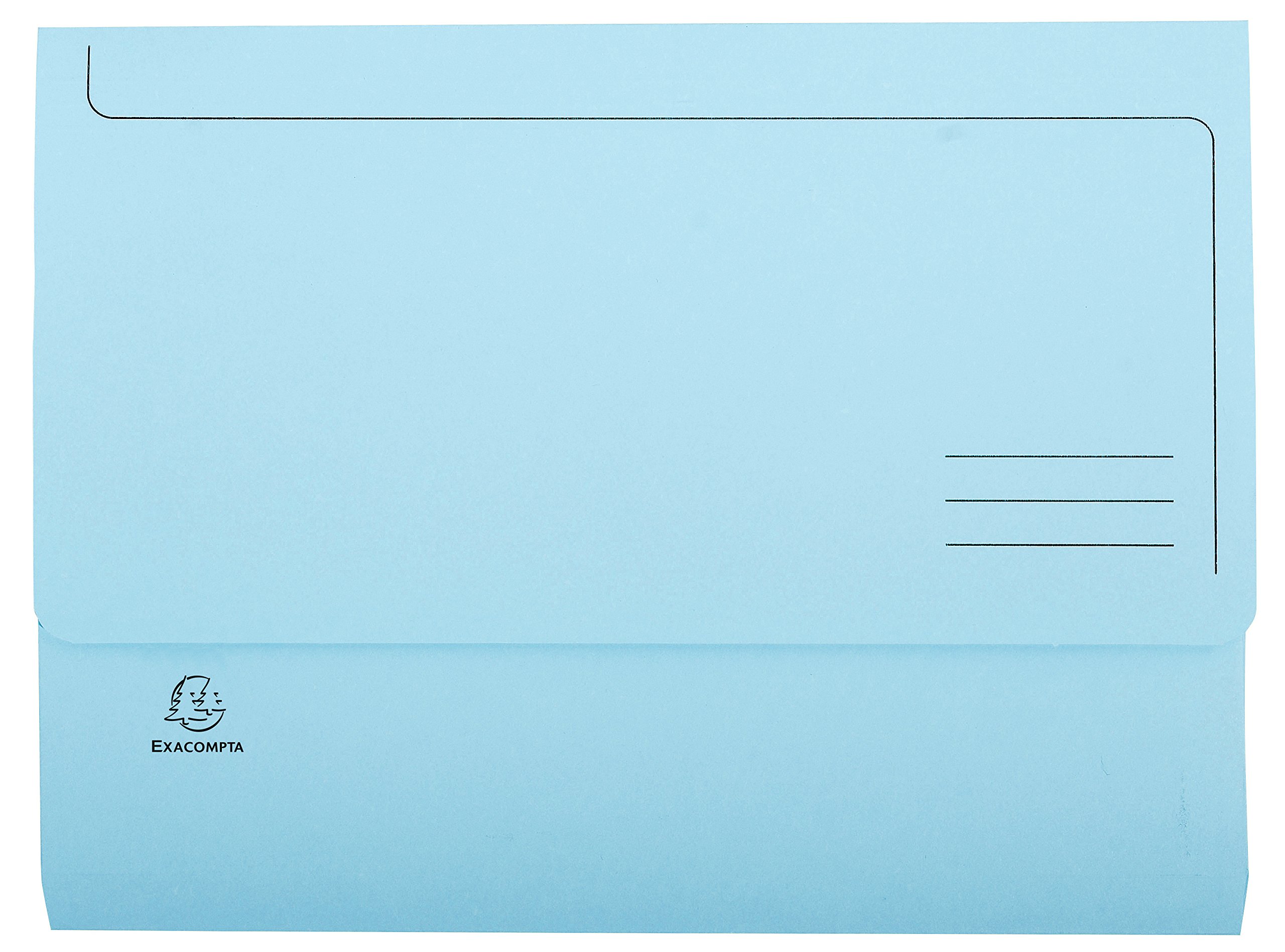 Exacompta - Ref 46772E - Super A4 Document Wallets - 245 x 325mm in ...