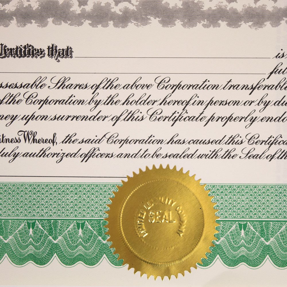 Sello De Notario Dorado Premio Sello De Oro Del Notario Público.