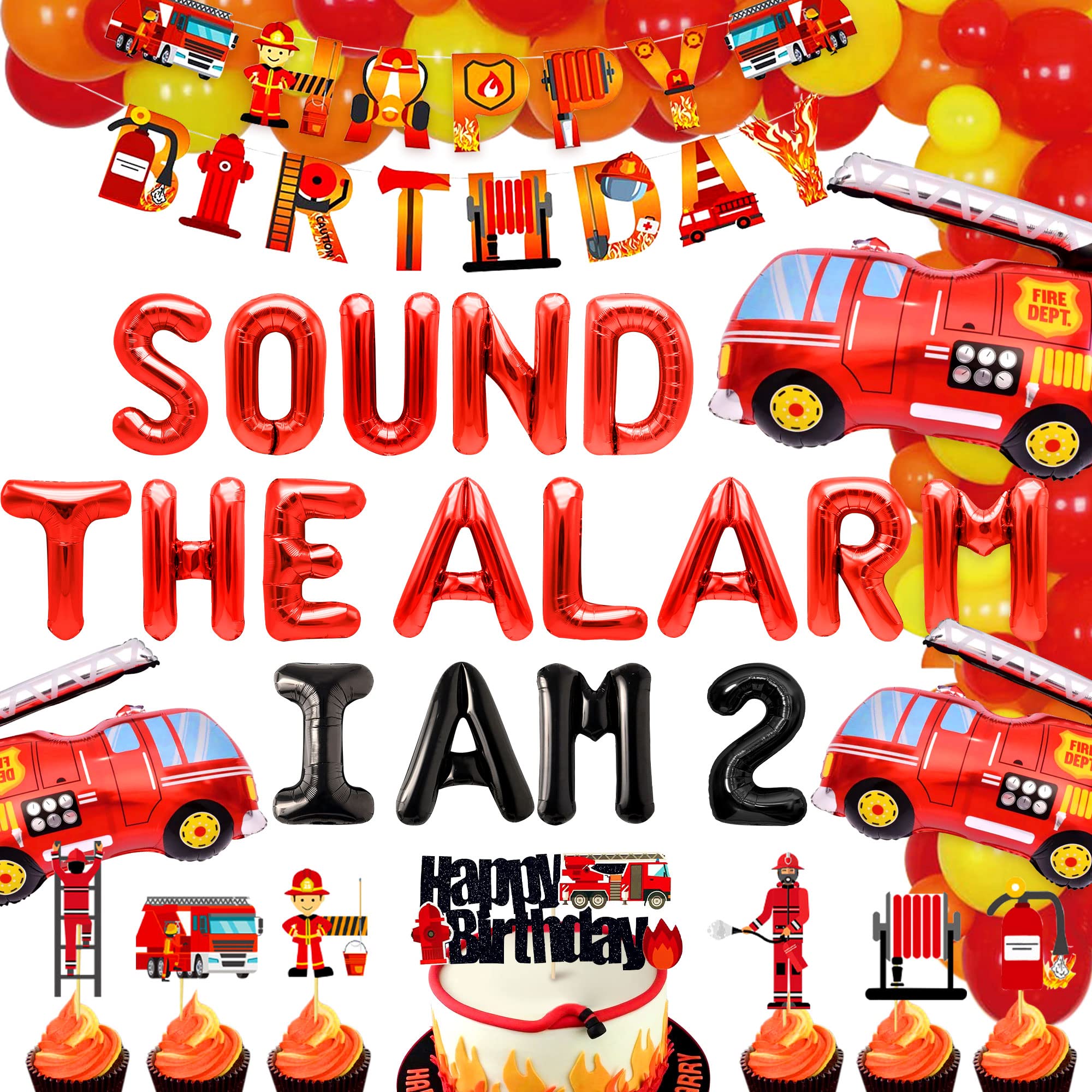 Amazon.com: LaVenty Sound The Alarm I am 2 Balloons Sound The Alarm I ...