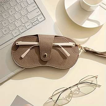 1PC Shockproof Eyeglasses Pouch with Hanging Strap for Men Women ...