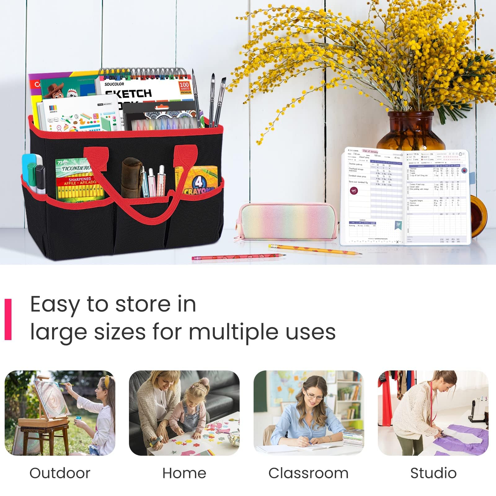 Snapklik.com : Godery Desktop File Folder Tote And Stock Organizer, Art ...