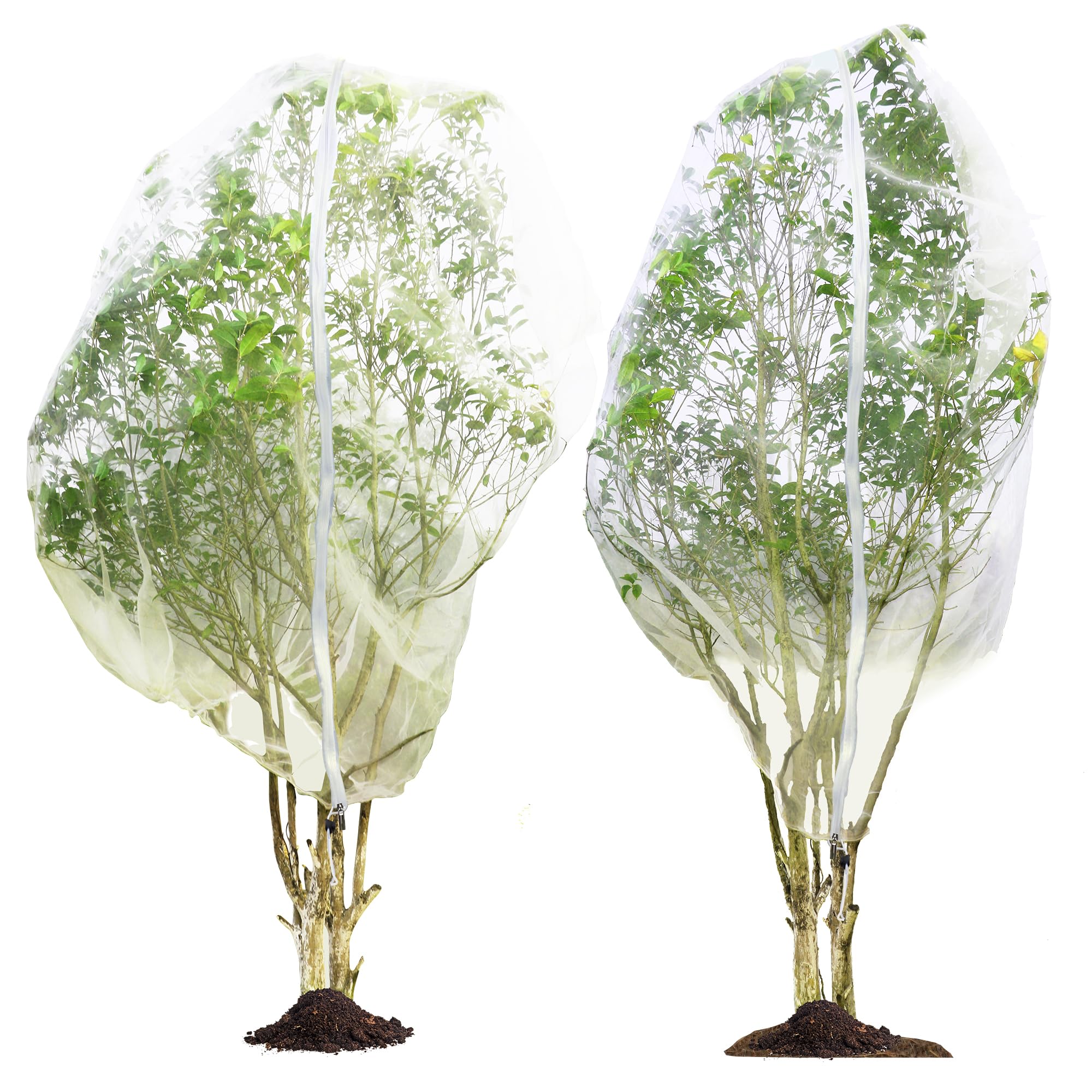 Amazon.com : 2 Pack Fruit Tree Netting 7.8x7.8Ft Garden Plants Fruits Blueberry Protection ...
