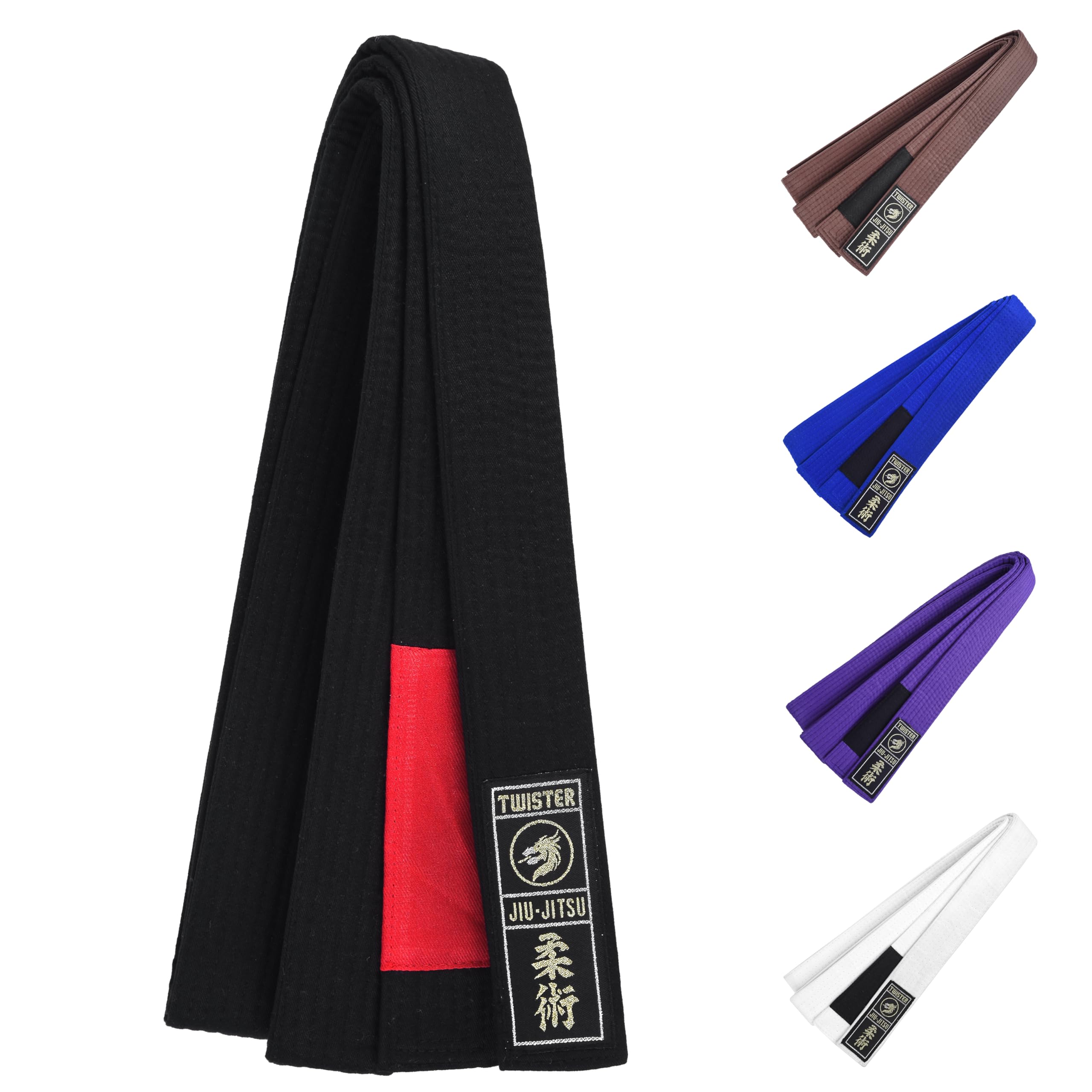 Snapklik.com : Twister JIU JITSU BELTS 1.5" WIDE PREMIMUM QUALITY