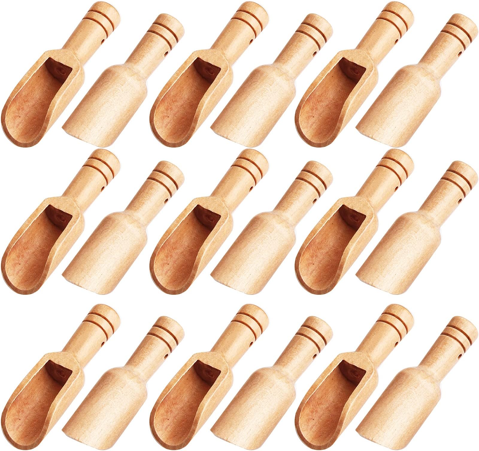 Amazon.com: Arroyner 30 PCS Mini Wooden Spoon Mini Bamboo Spoons Small ...