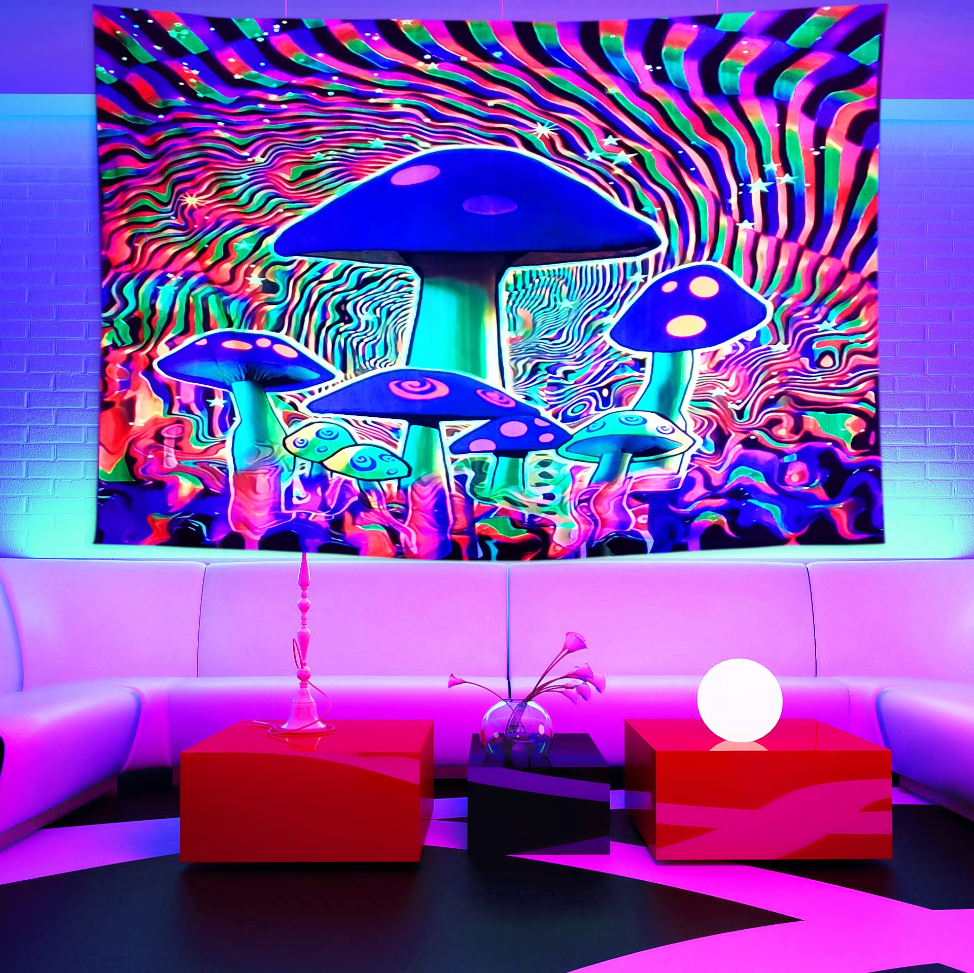 Get inspired by trippy room decorations for a unique and fantastic room