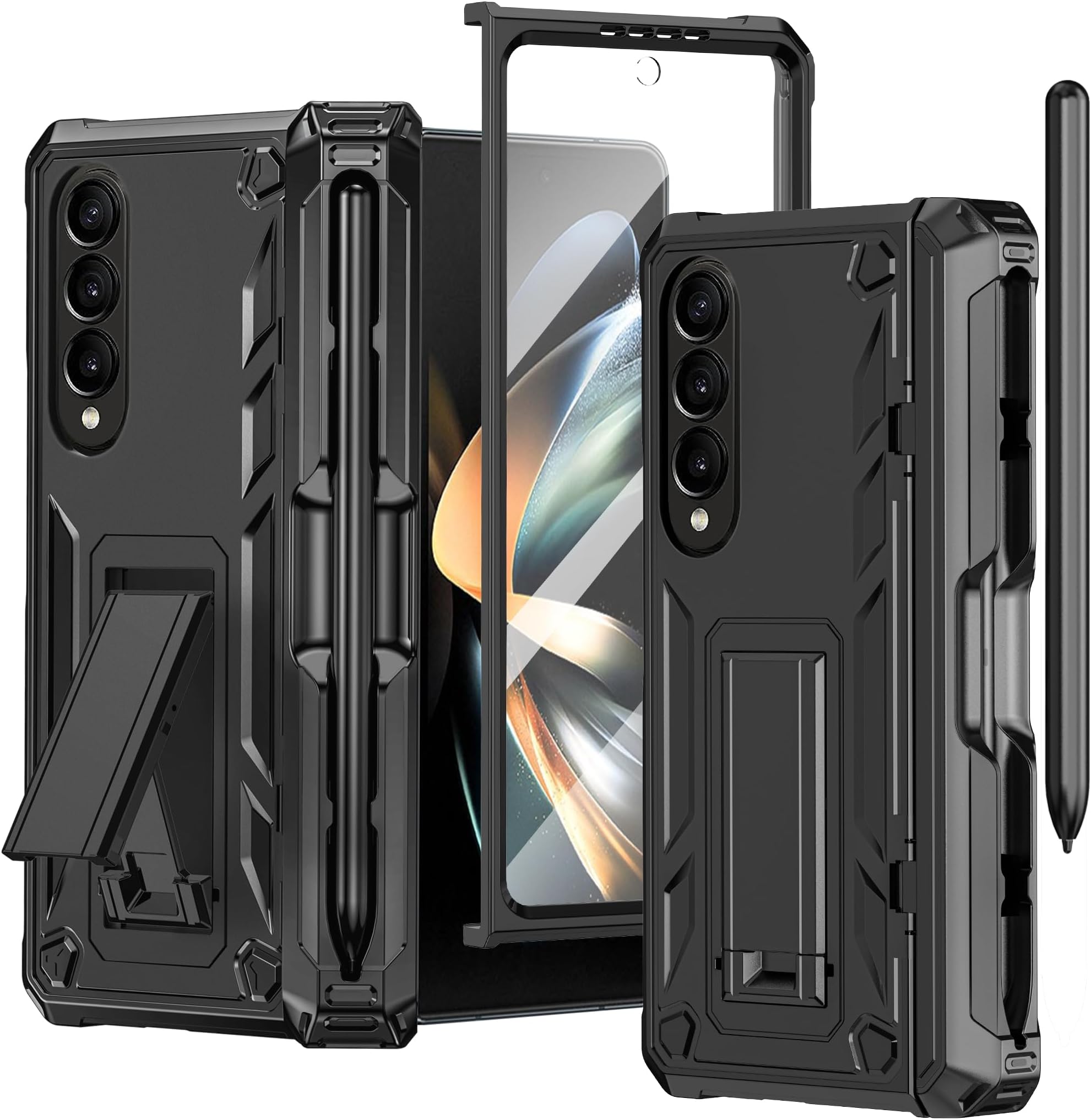 Amazon.com: LONTECT for Galaxy Z Fold 4 5G Case Military Grade ...