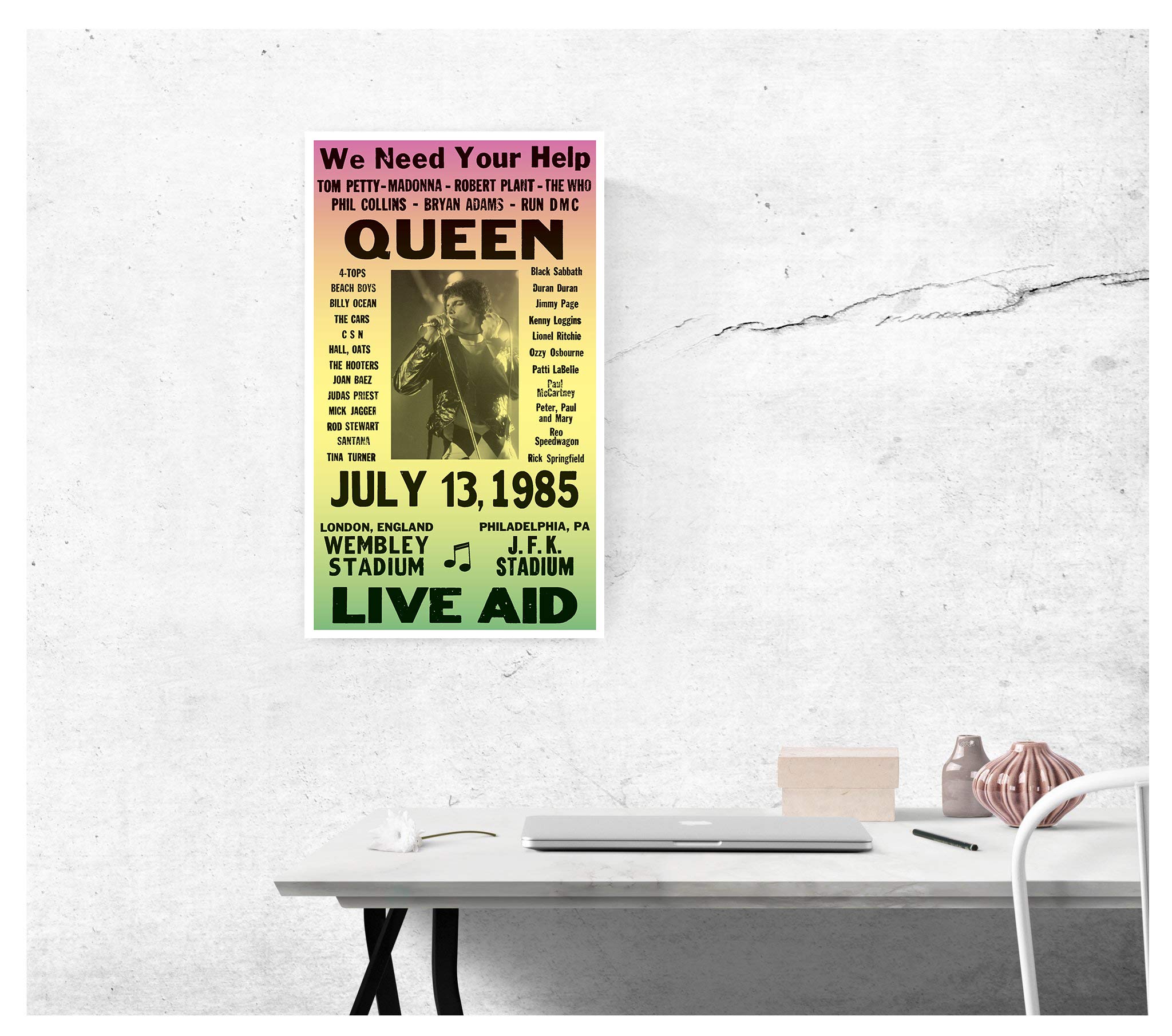 Queen Live Aid Poster
