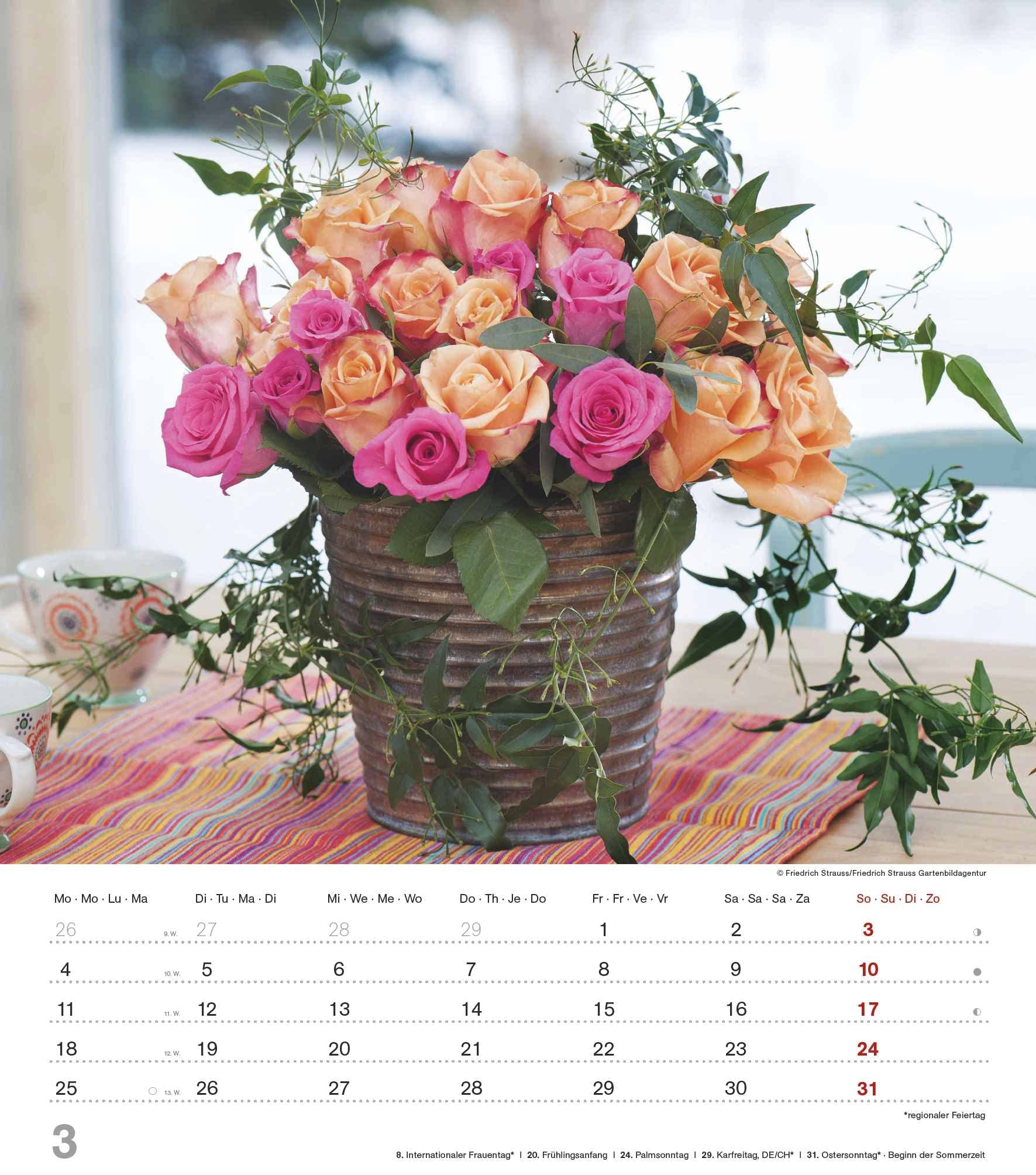 Scented Flower Calendars