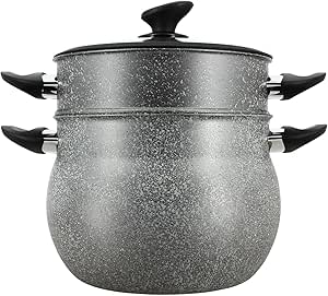 MENASTYL - Couscous maker 9L with lid - Suitable for all heat sources ...