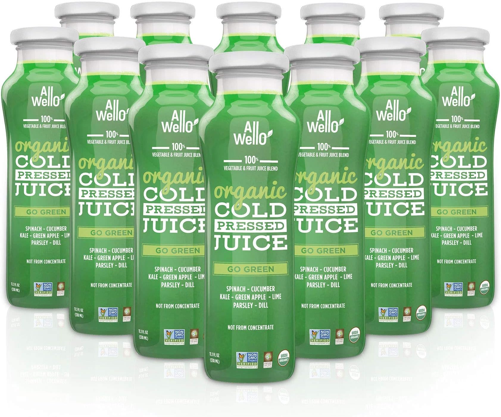 Amazon.com : 7-Select Organic Cold Pressed Juice - Variety Pack (14 Oz ...