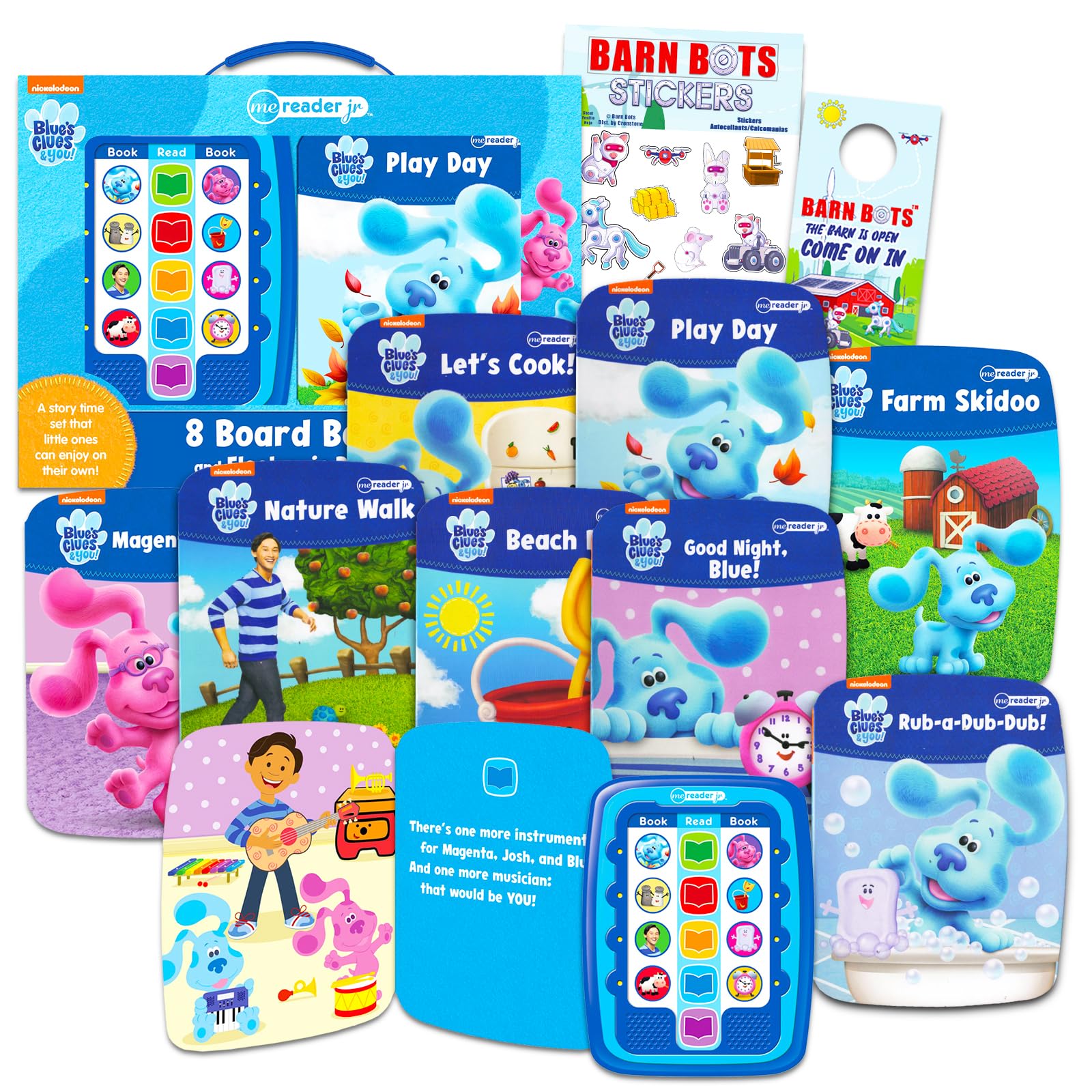 Amazon.com: Blue's Clues Me Reader Electronic Reader 8 Book Bundle ...