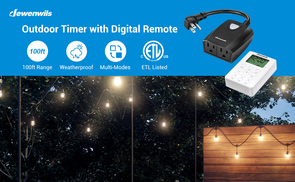 Watch DEWENWILS Outdoor Timer with Digital Remote Controller on Amazon Live